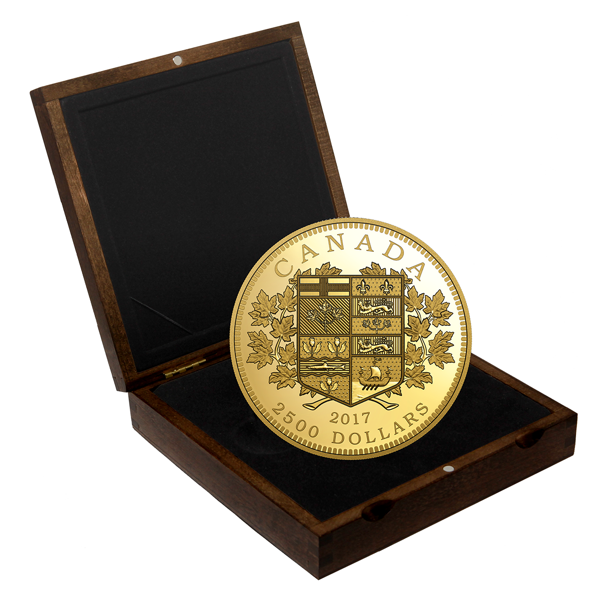 One-Kilogram Pure Gold Coin - A Tribute to the First Canadian Gold Coin ...