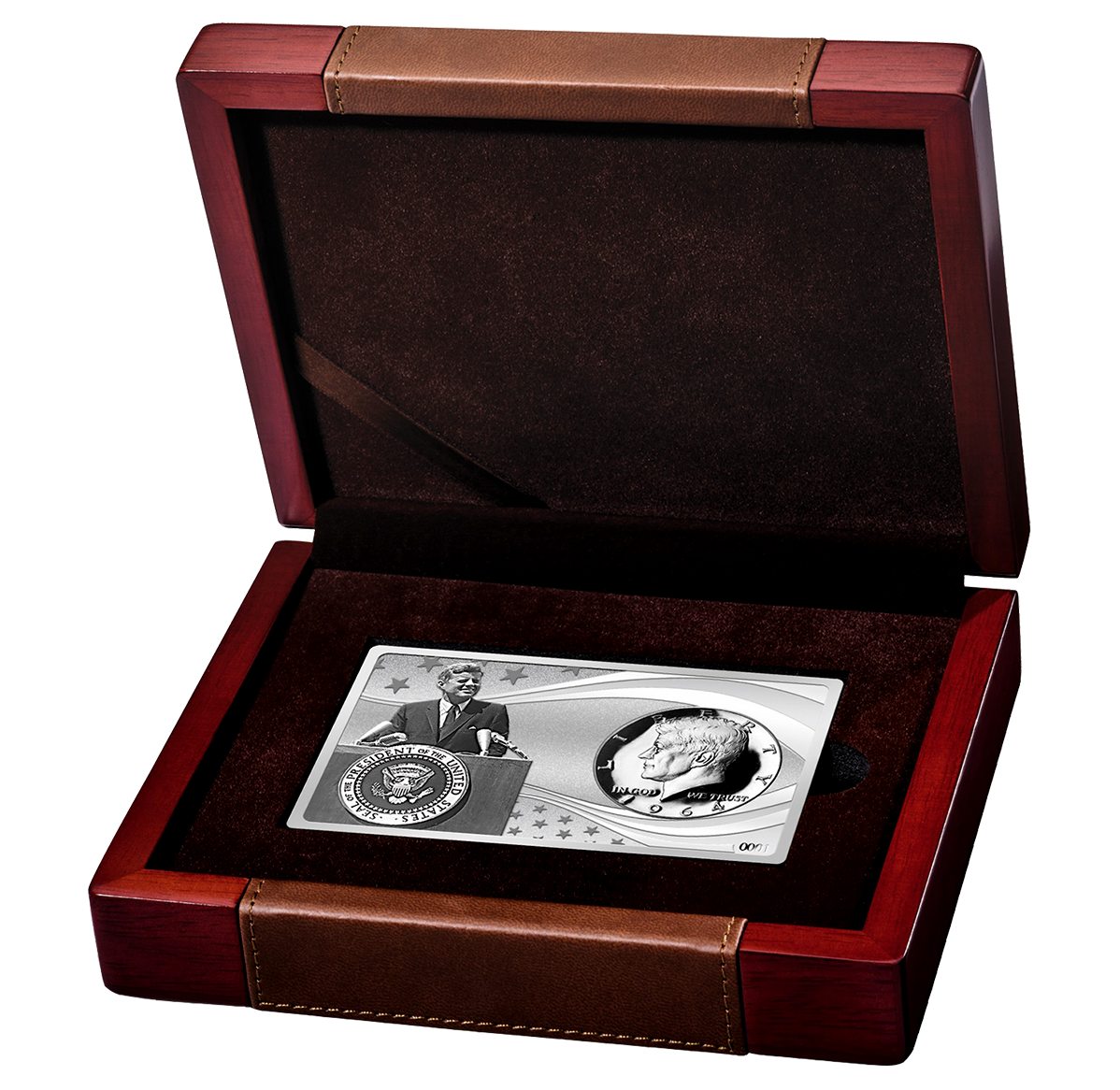 2.3 oz. Silver Coin and Bar Set - 100th Anniversary of John F. Kennedy ...