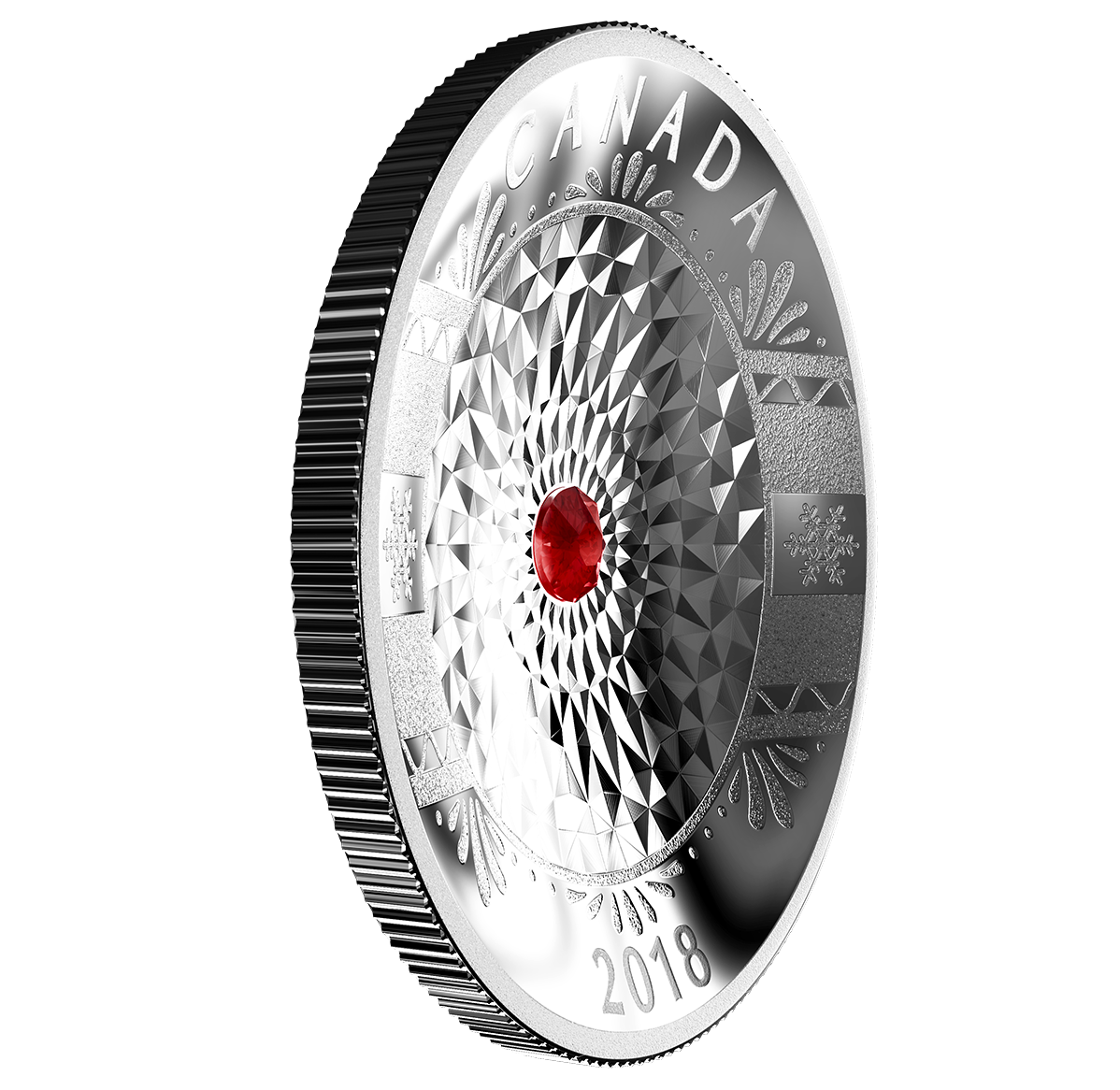 Pure Silver Coin made with Swarovski® Crystals - Classic Holiday ...