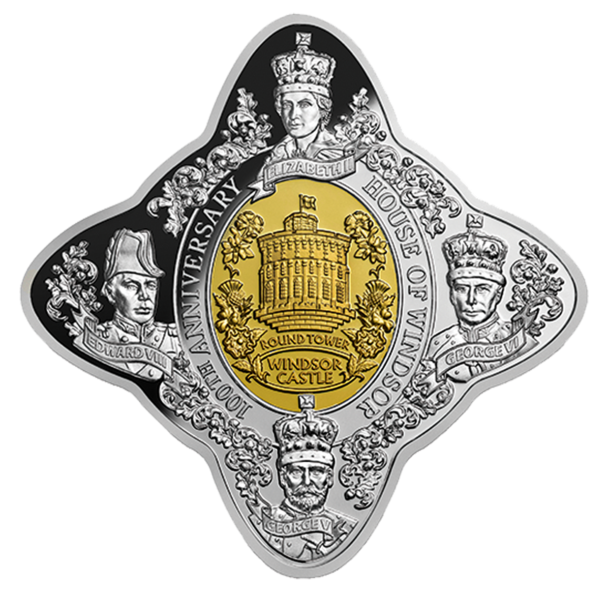 1 oz. Pure Silver Coin - 100th Anniversary of the House of Windsor ...
