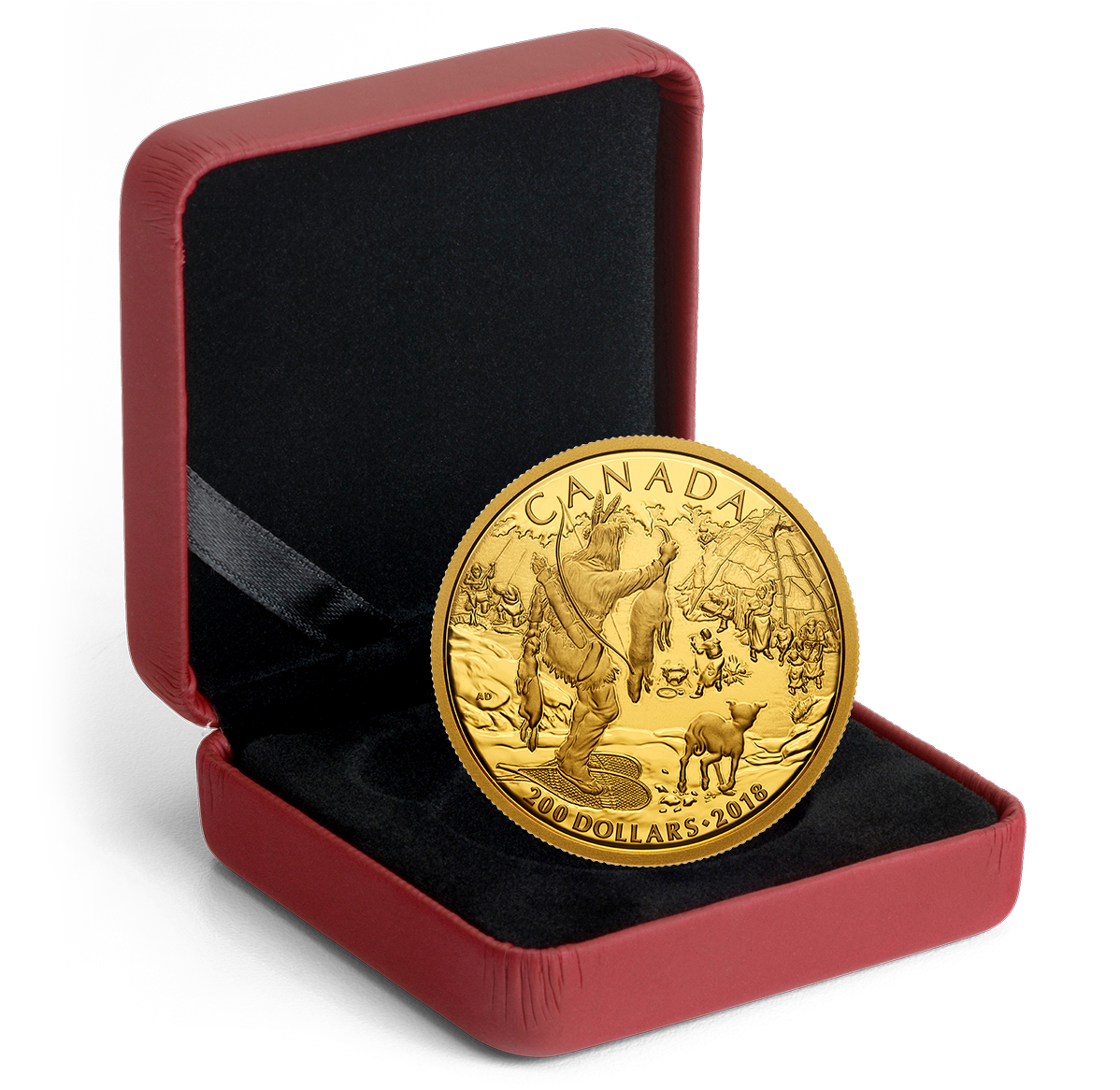 Pure Gold Coin - Early Canadian History: First Nations - Mintage: 1,000 ...