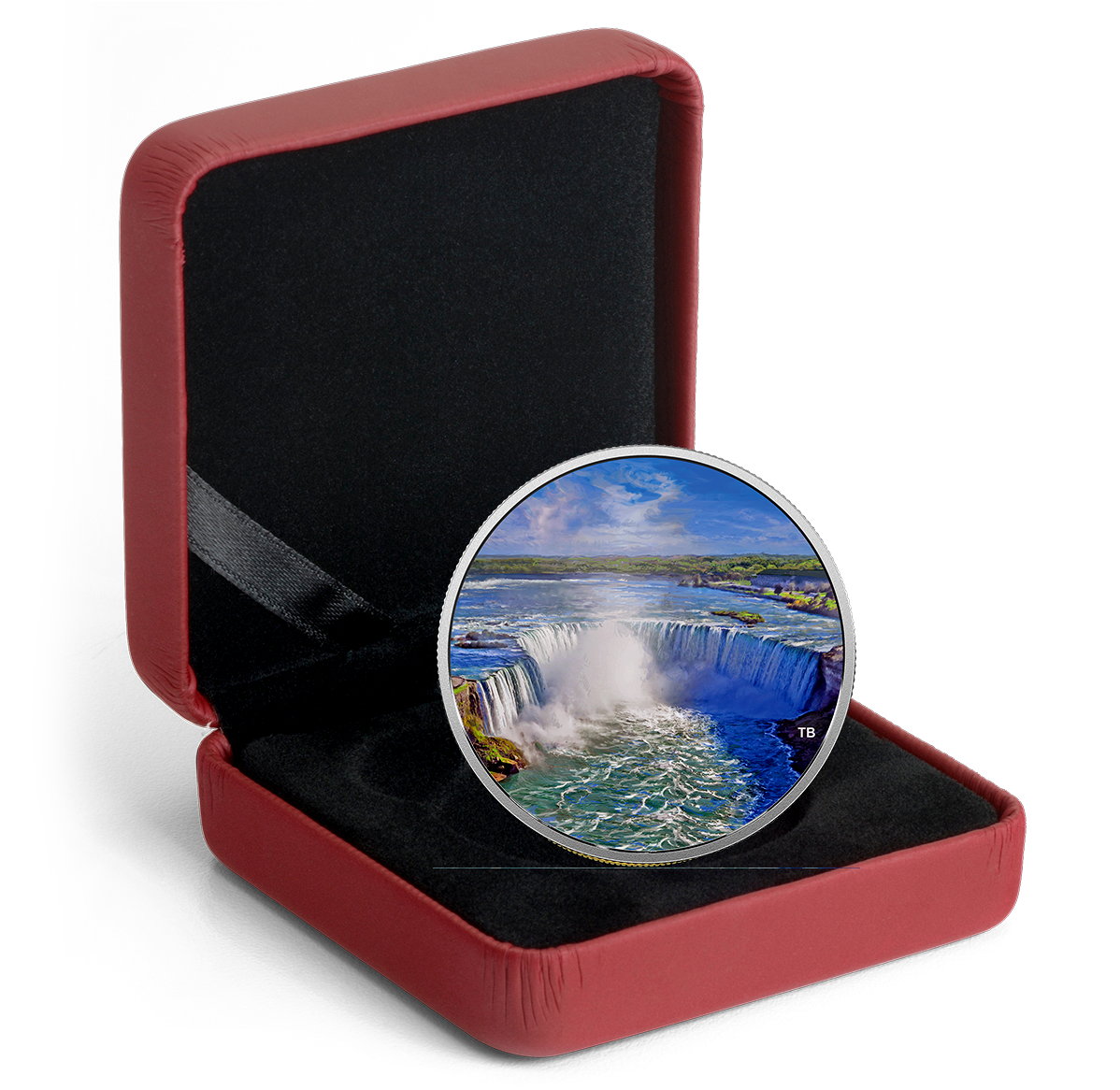 2 oz. Pure Silver Glow-in-the-Dark Coin - Fireworks at the Falls ...