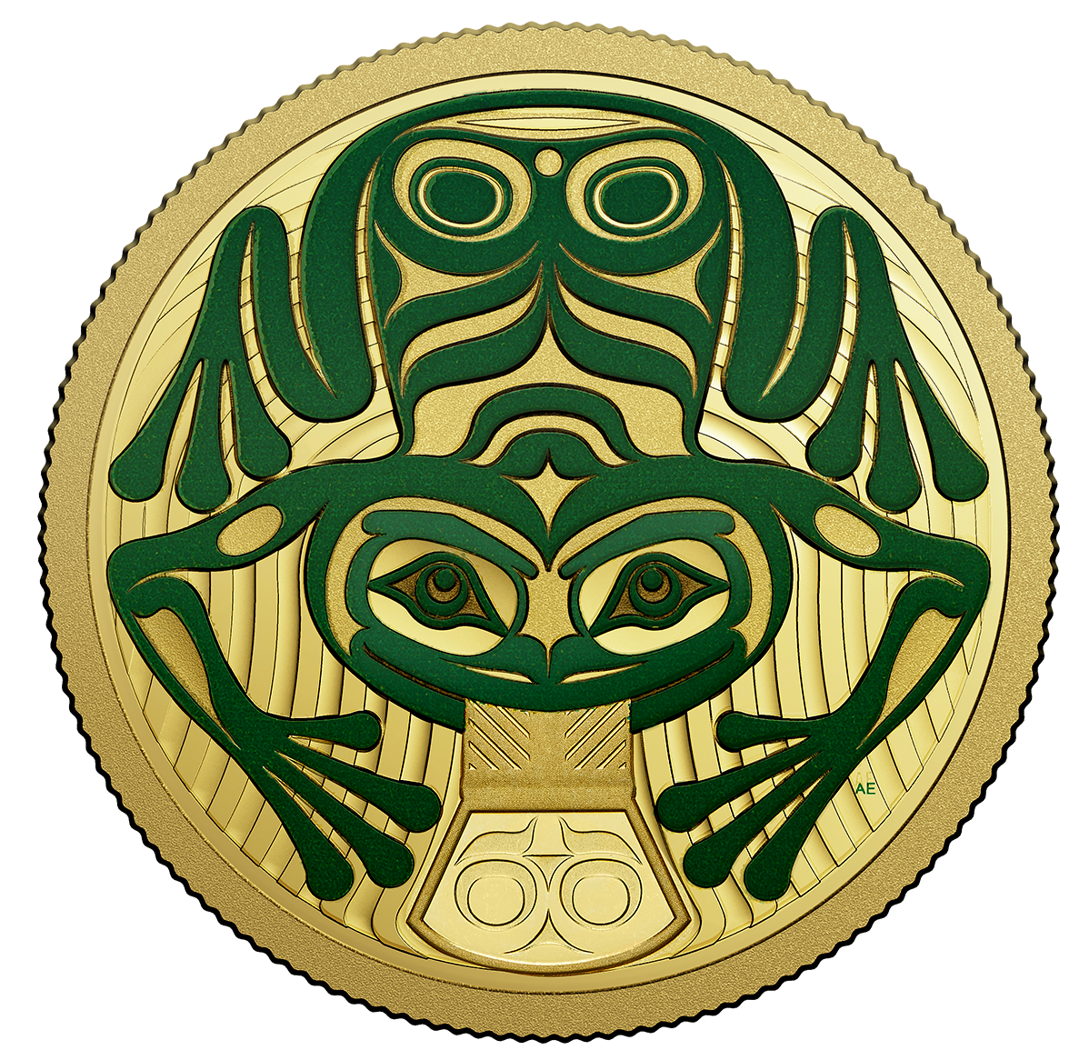14-karat Gold Coin - Frog Reveals A Gift - Mintage: 1,500 (2018) | The ...