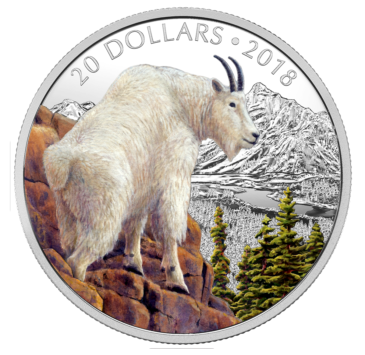 1 oz. Pure Silver Coloured Coin - Majestic Wildlife: Mettlesome ...