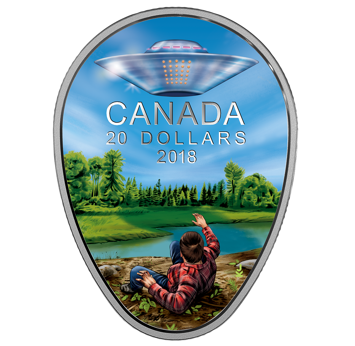 1 oz. Pure Silver Glow-in-the-Dark Coin - Canada's Unexplained ...