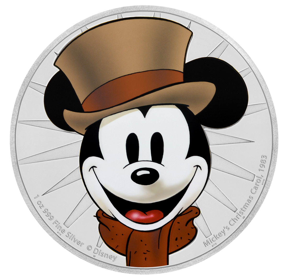 1 oz. Pure Silver - Disney Mickey Mouse Through the Ages: Mickey's ...