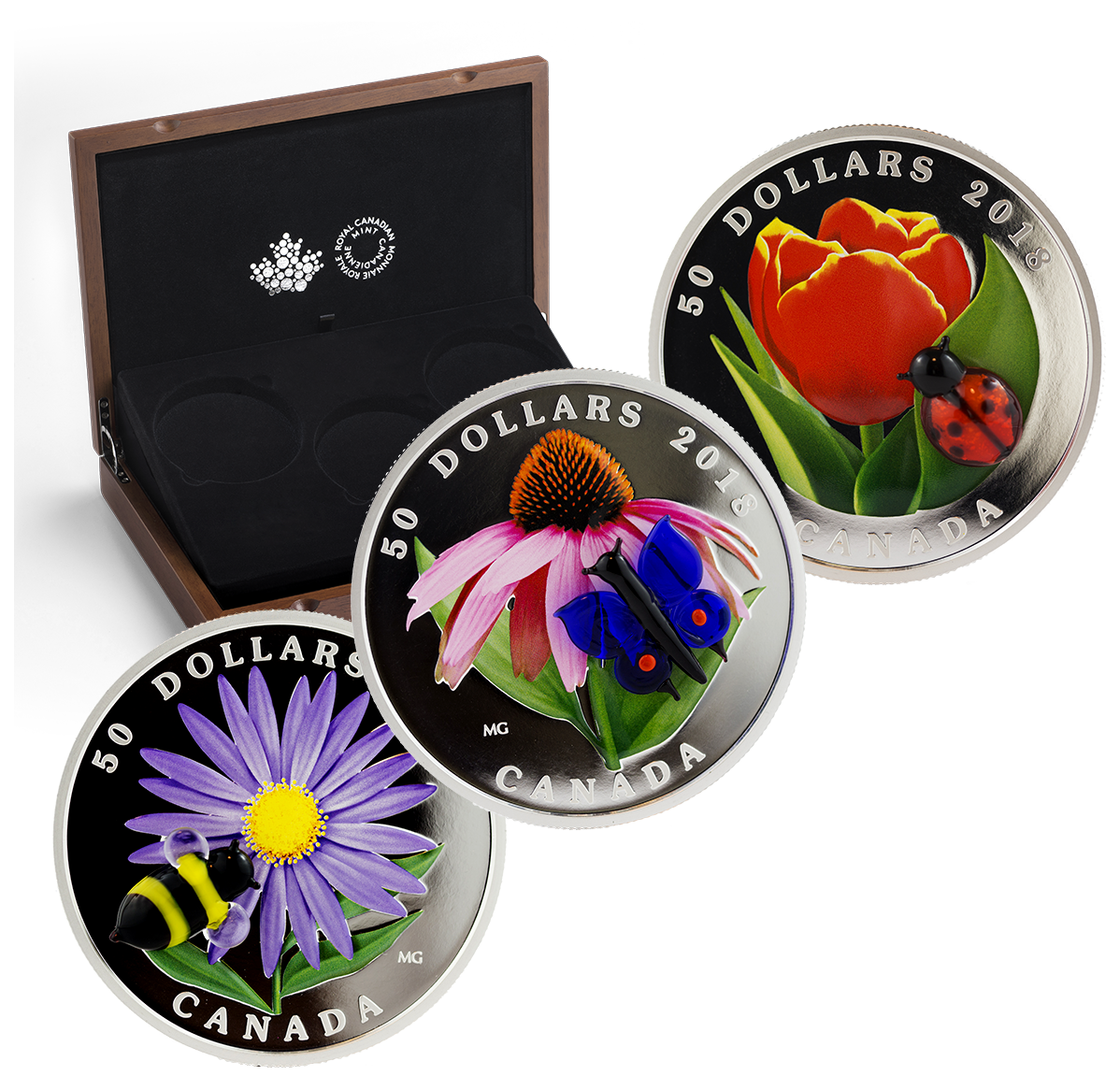 5 oz. Pure Silver 3-Coin Set - Murano’s Best - Mintage: 850 (2018 ...