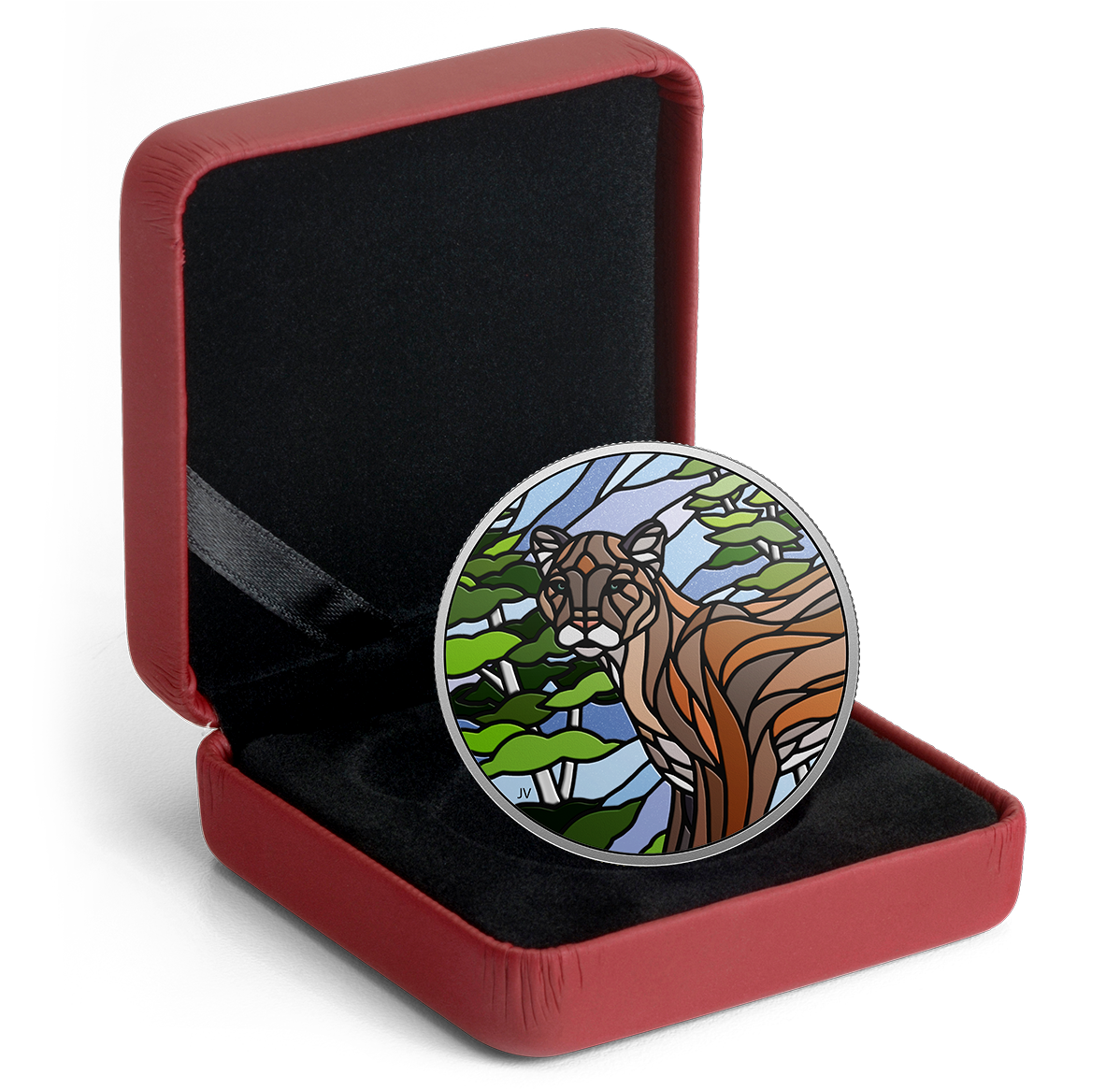 1 oz. Pure Silver Coin - Canadian Mosaics: Cougar | The Royal Canadian Mint
