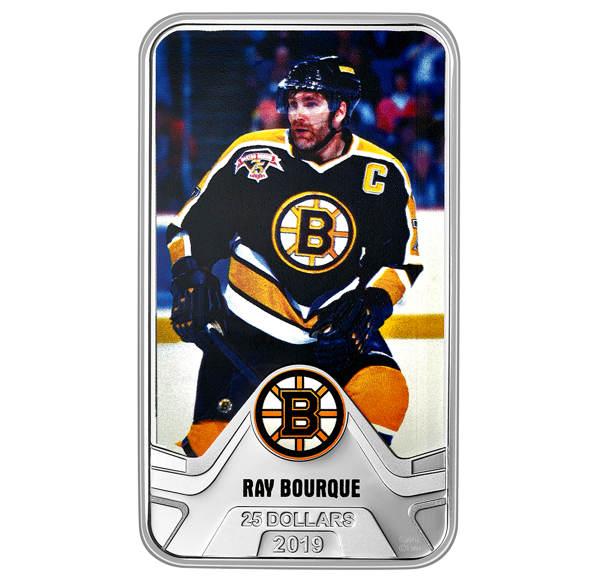Pure Silver Coin - NHL® Original Six™: Boston Bruins®: Ray Bourque ...