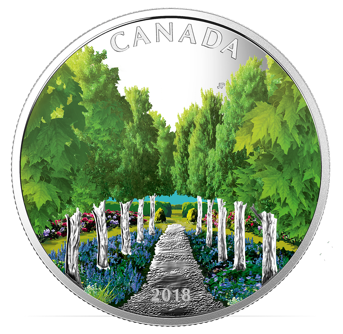 1 oz. Pure Silver Coin - Maple Tree Tunnel - Mintage: 6,000 (2018 ...