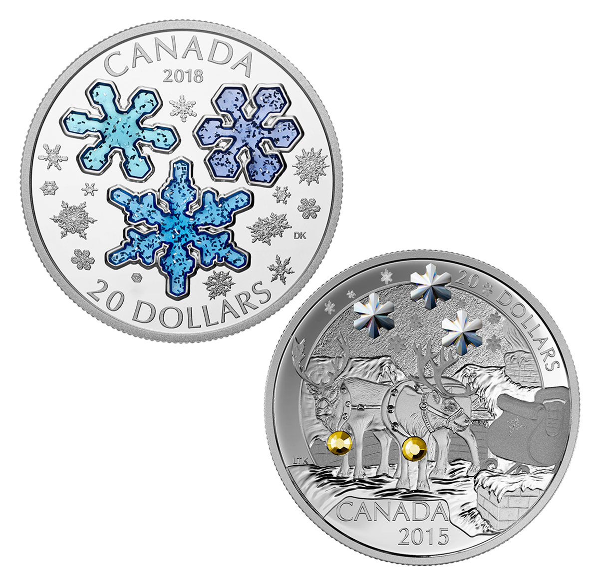 Holiday 2-Coin Snowflake Bundle | The Royal Canadian Mint