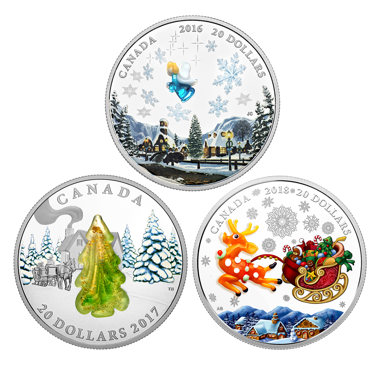 Holiday 3-coin Murano Bundle | The Royal Canadian Mint