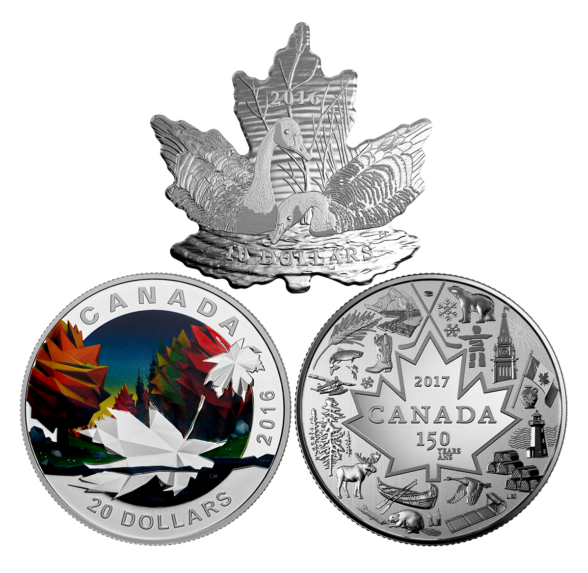 3-Coin Canadian Icons Bundle | The Royal Canadian Mint