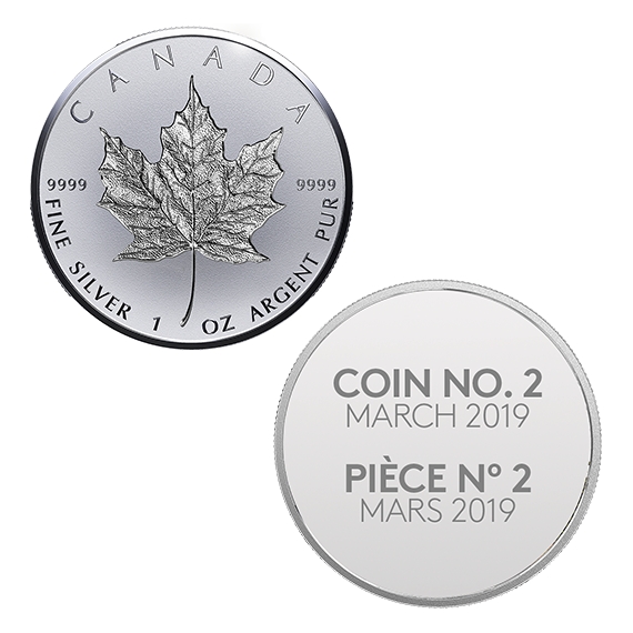 Celebrating the Maple Leaf: 1 oz. Pure Silver 2-Coin Subscription ...