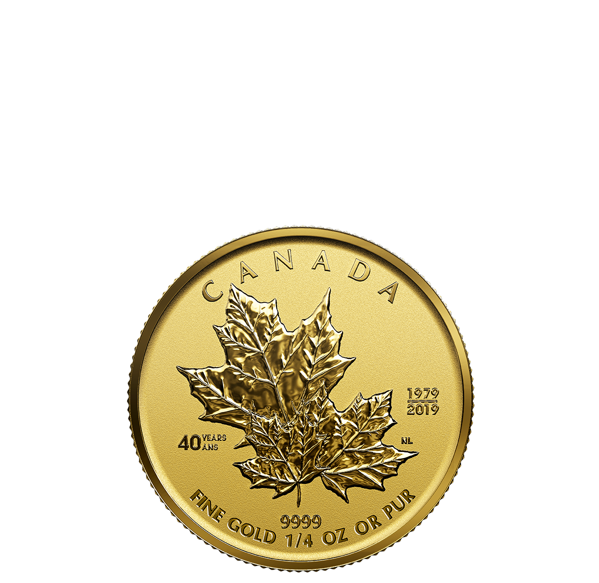 Pure Gold Fractional Set - 40th Anniversary of the Gold Maple Leaf ...