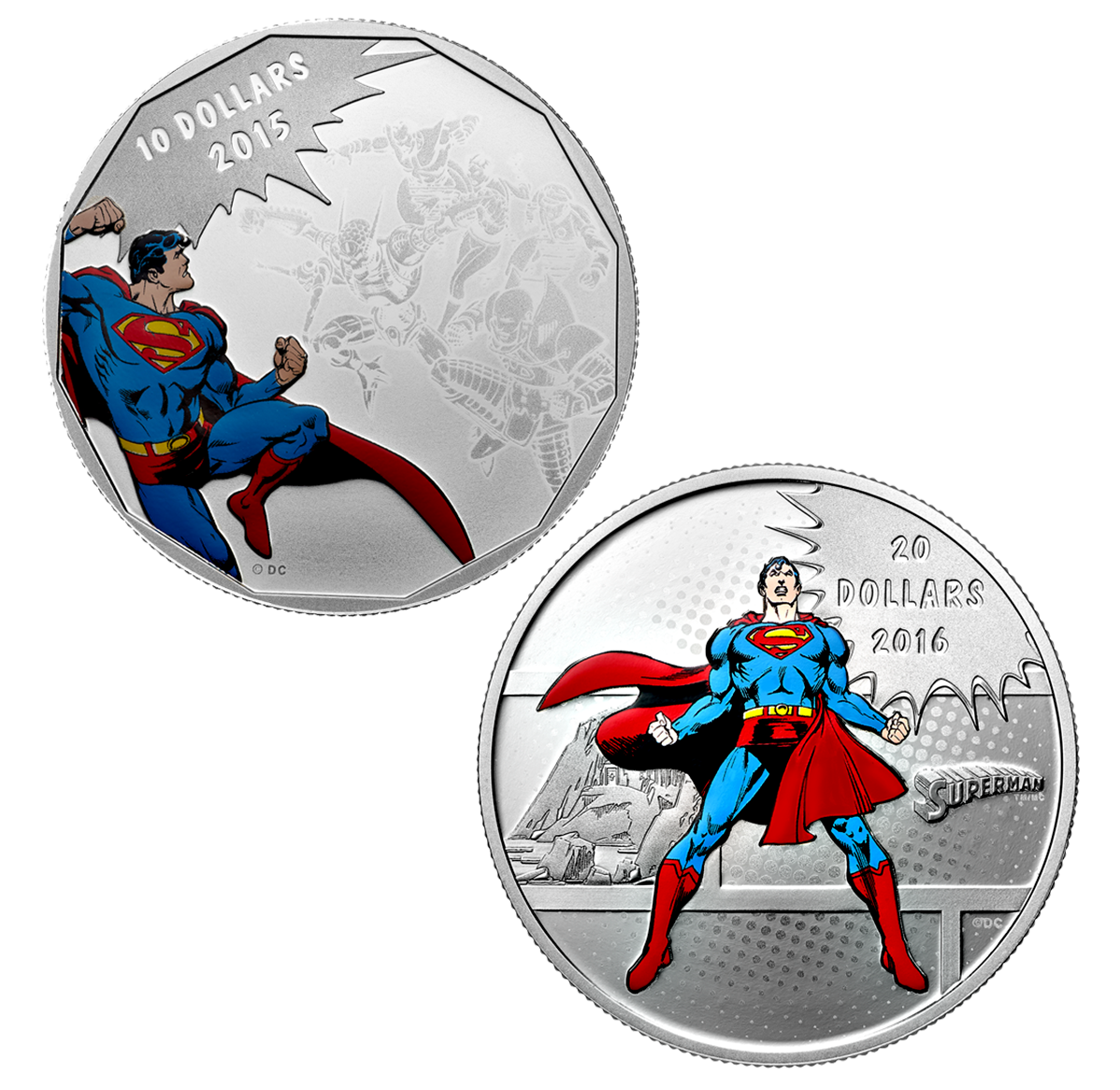 Superheroes 2-Coin Superman Bundle | The Royal Canadian Mint