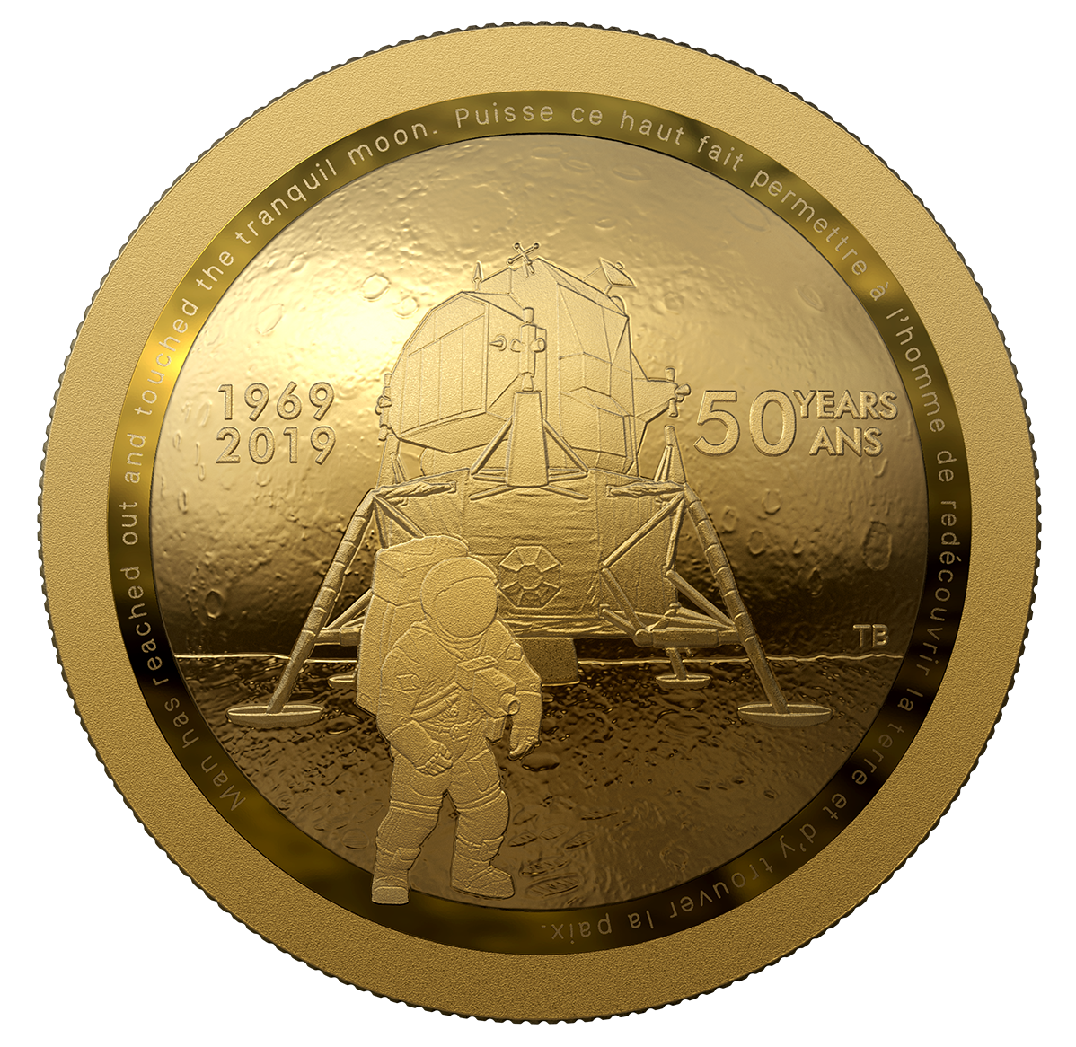 Pure Gold Coin - 50th Anniversary of the Apollo 11 Moon Landing | The ...