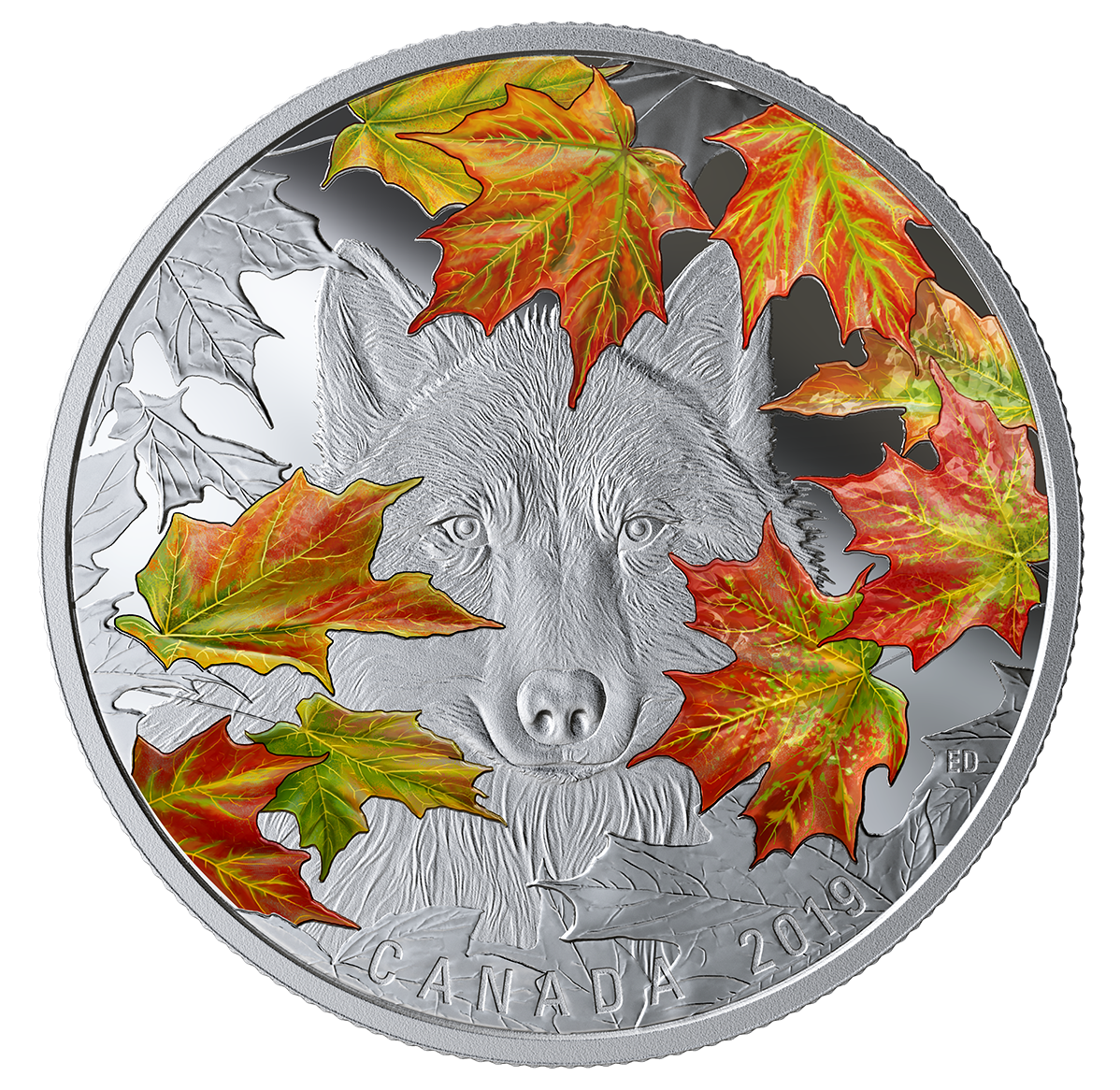 2 oz. Pure Silver Coin - Wily Wolf - Mintage: 4,000 (2019) | The Royal ...