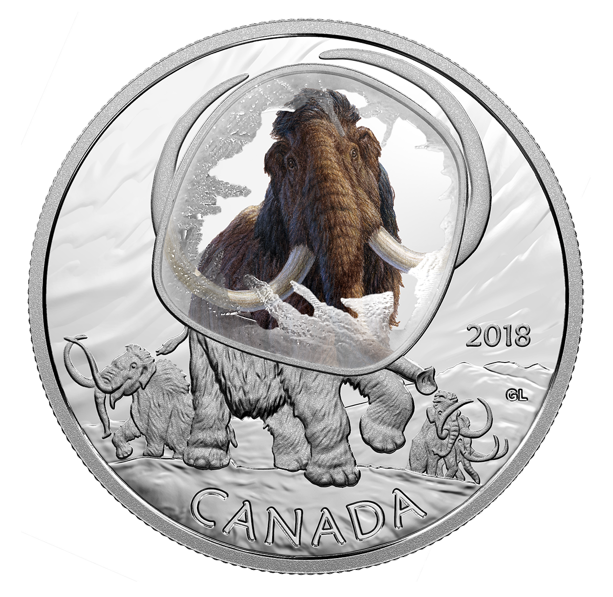 Frozen in Ice - 1 oz. Pure Silver Coloured 2-Coin Subscription ...