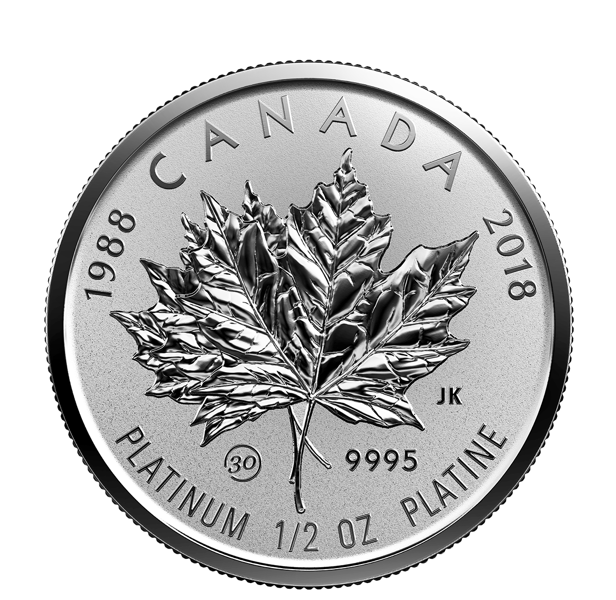 Pure Platinum 4-Coin Fractional Set - The 30th Anniversary of the ...