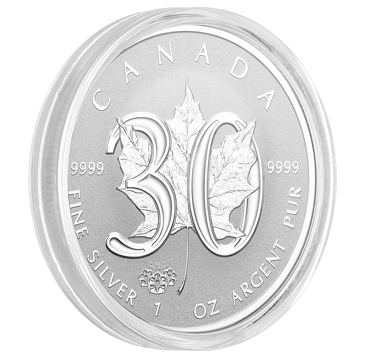 1 oz. Pure Silver Coin - ANA Philadelphia, State Flower: The ...