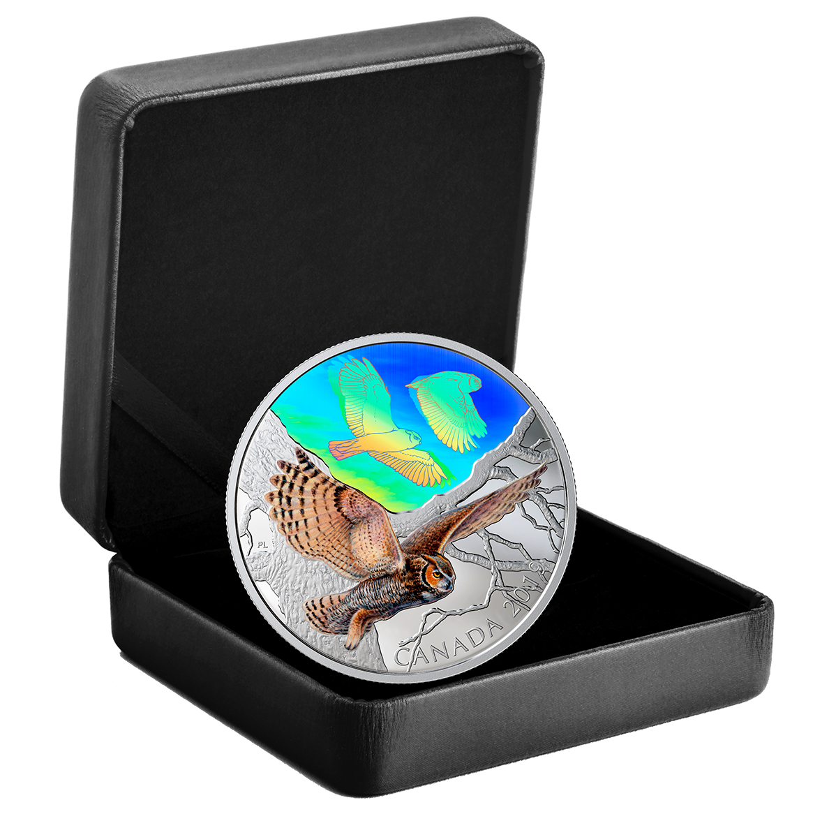 2 oz. Pure Silver Hologram Coin - Majestic Birds in Motion: Great ...