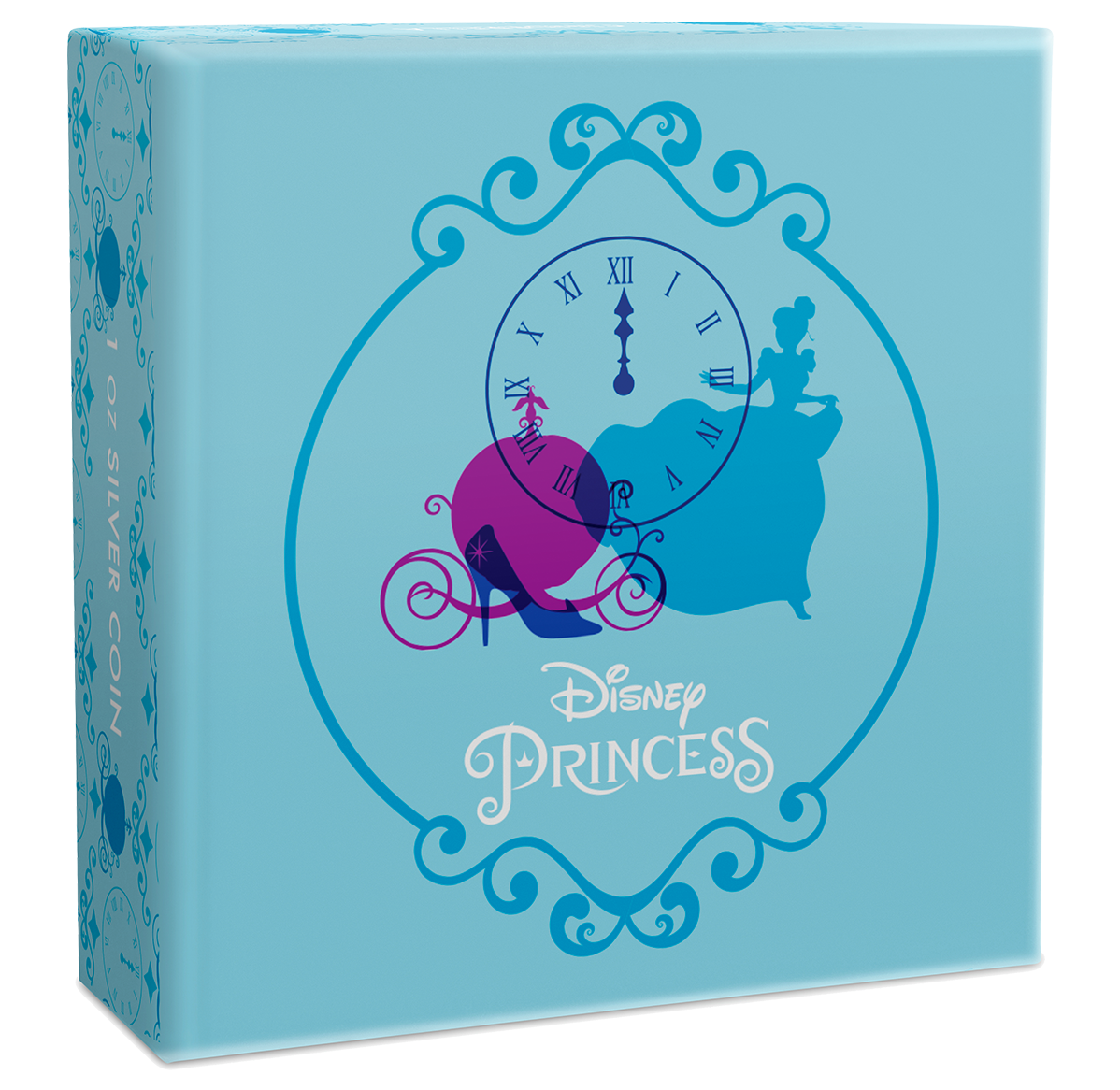2018 Disney Princess with Gemstone - 1 oz. Pure Silver 4-Coin ...