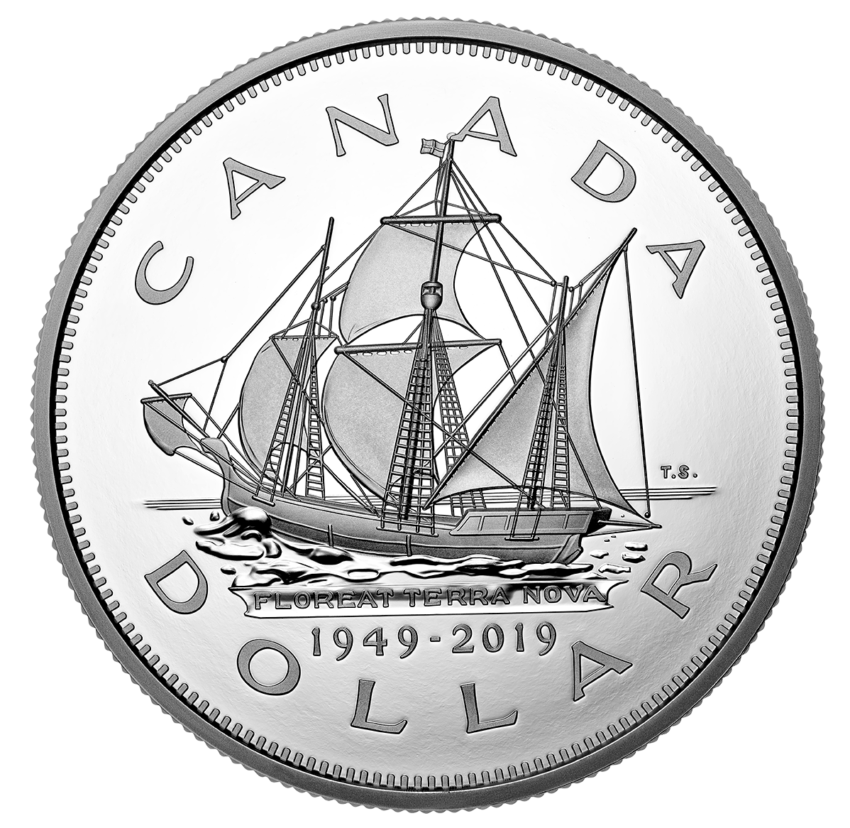 5 oz. Pure Silver Coin - 70th Anniversary of Newfoundland Joining ...