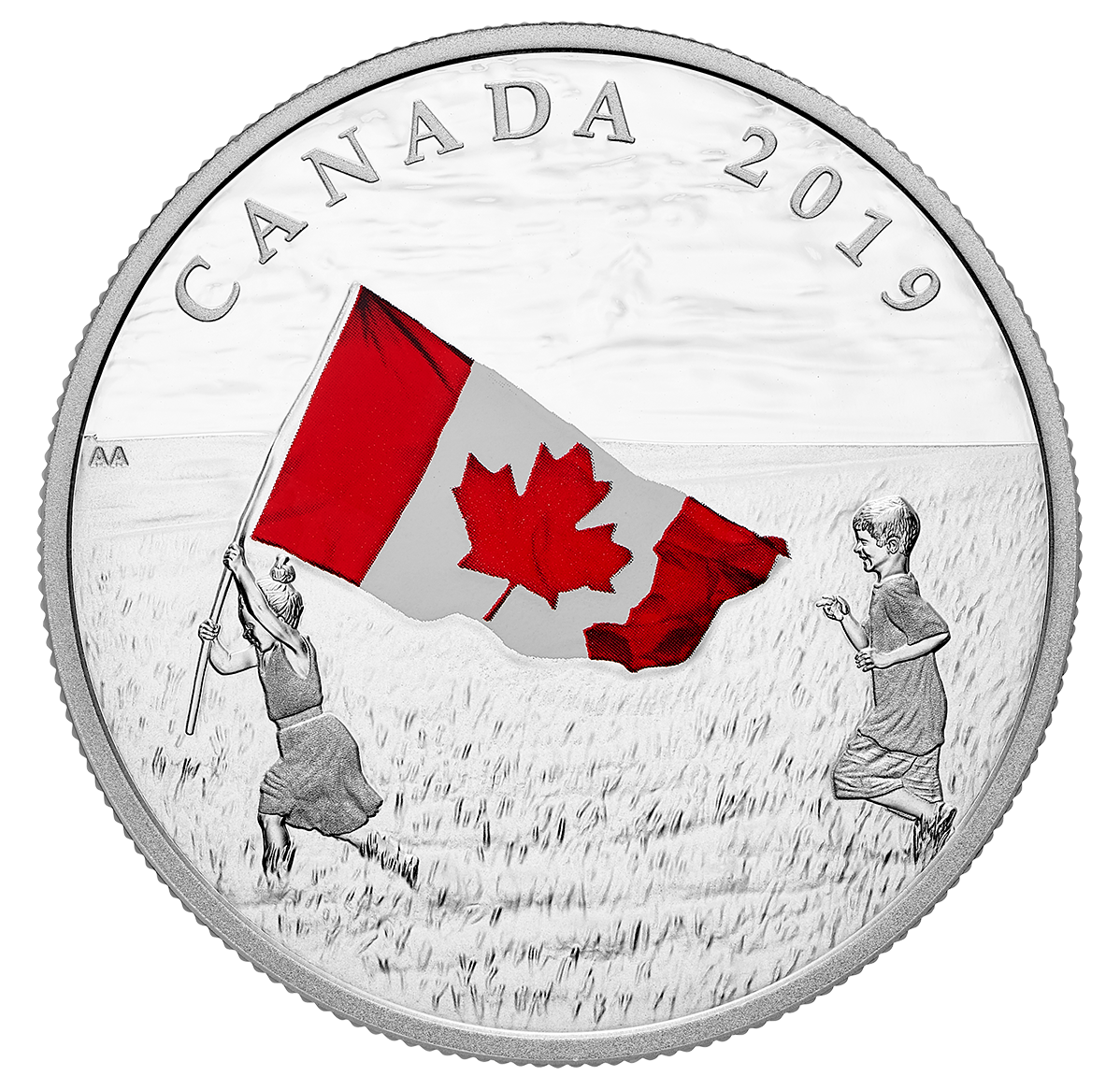 1 oz. Pure Silver Coloured Coin - Canada's National Flag (2019) | The ...