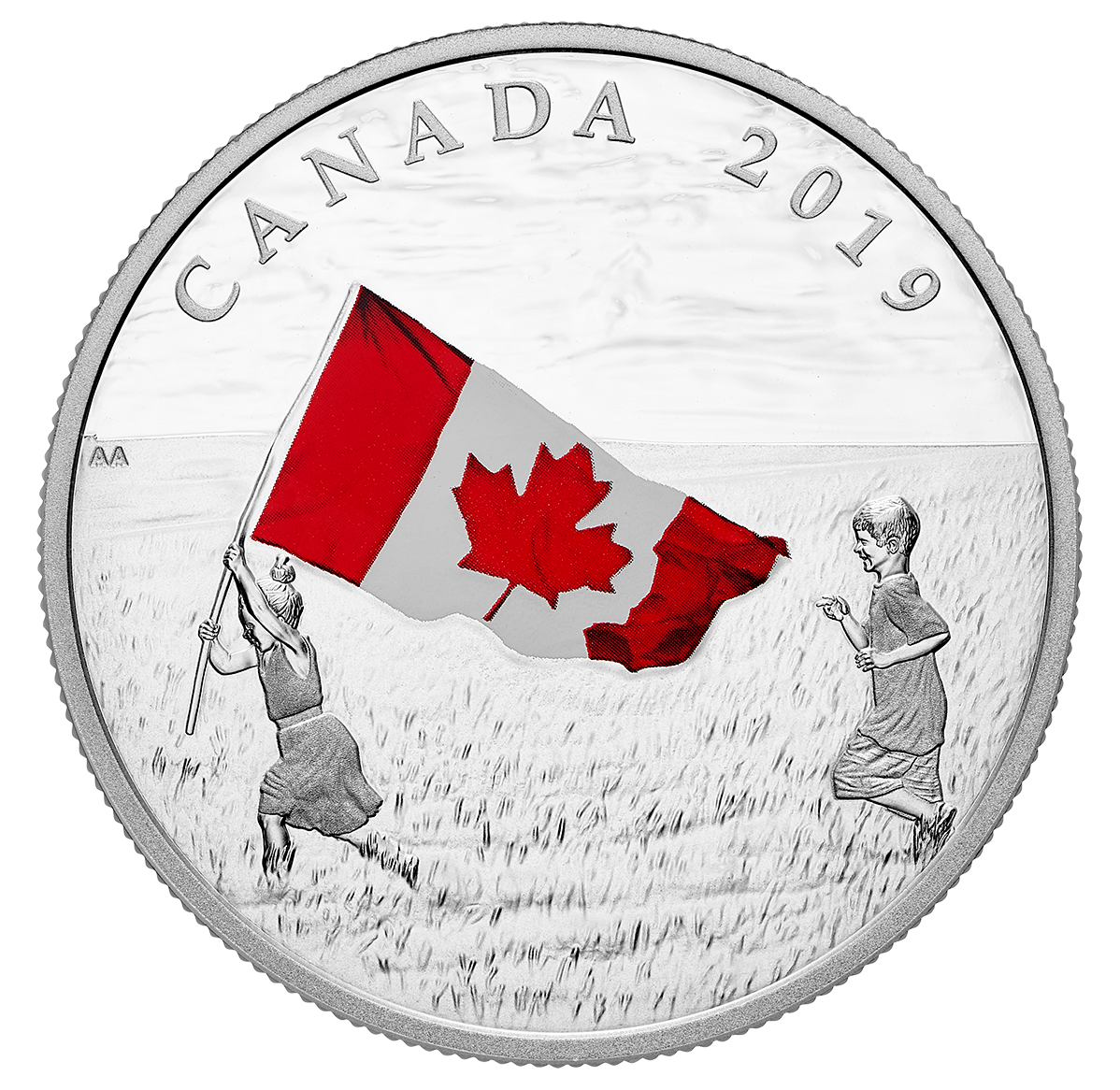1 oz. Pure Silver Coloured Coin - Canada's National Flag (2019) | The ...