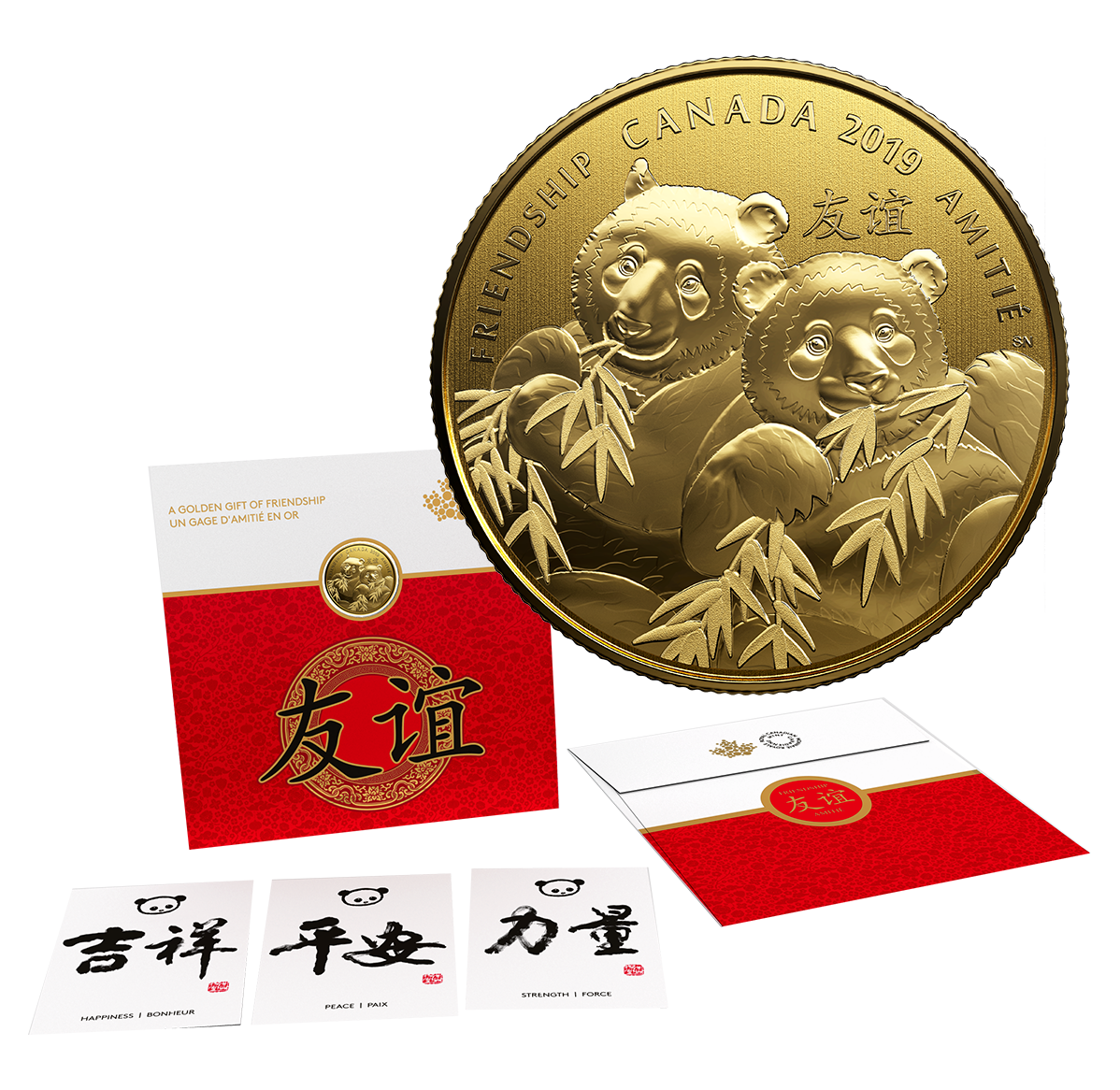 Pandas Silver Gold-Plated Coin 2019 | The Royal Canadian Mint