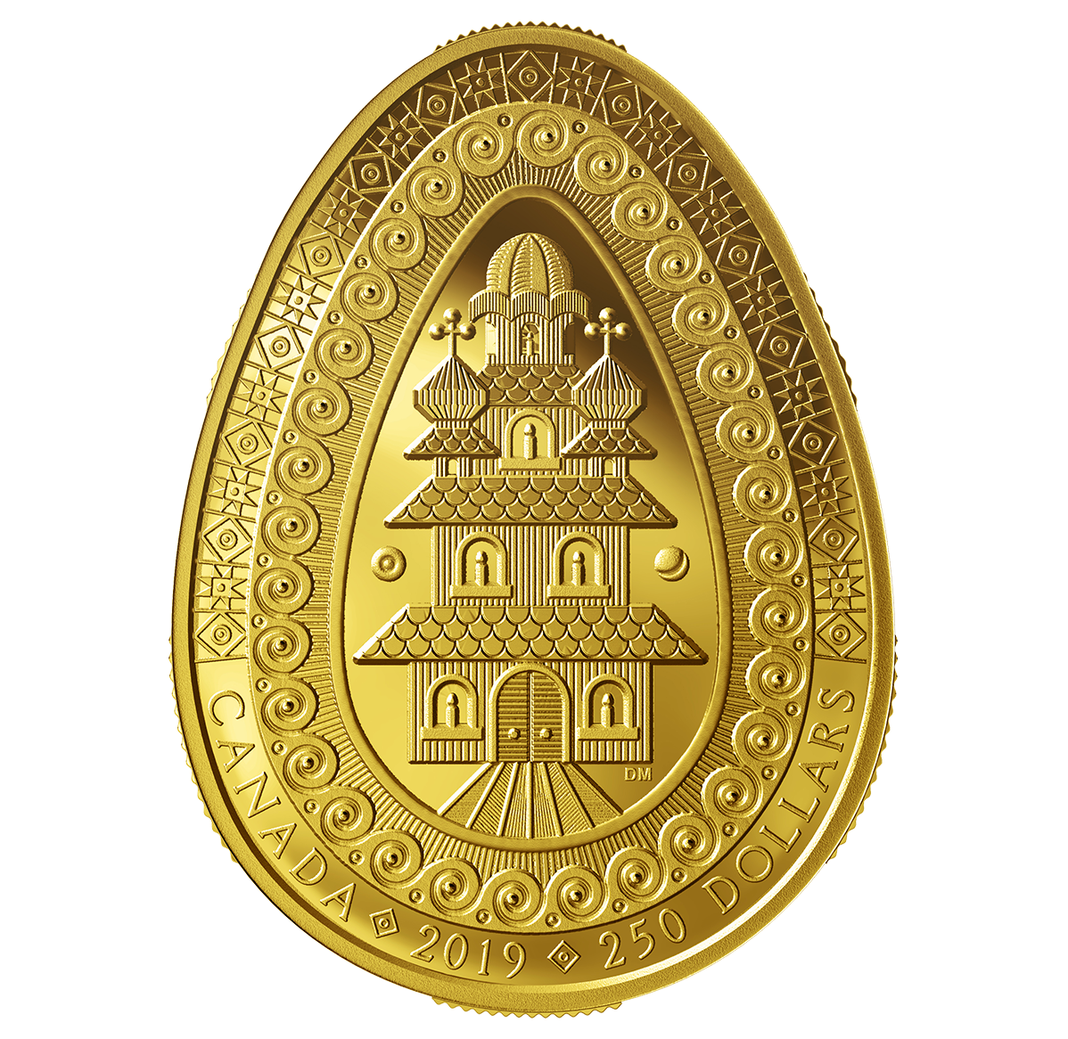 Pure Gold Coin - Eternal Blessing Pysanka - Mintage: 250 (2019) | The ...