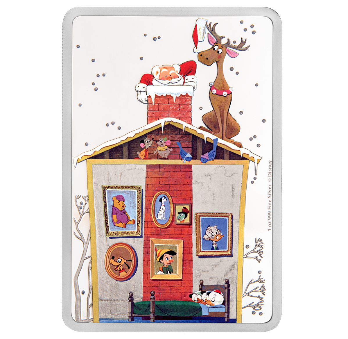1 oz. Pure Silver Coin - Disney Season’s Greetings Classic (2018) | The ...