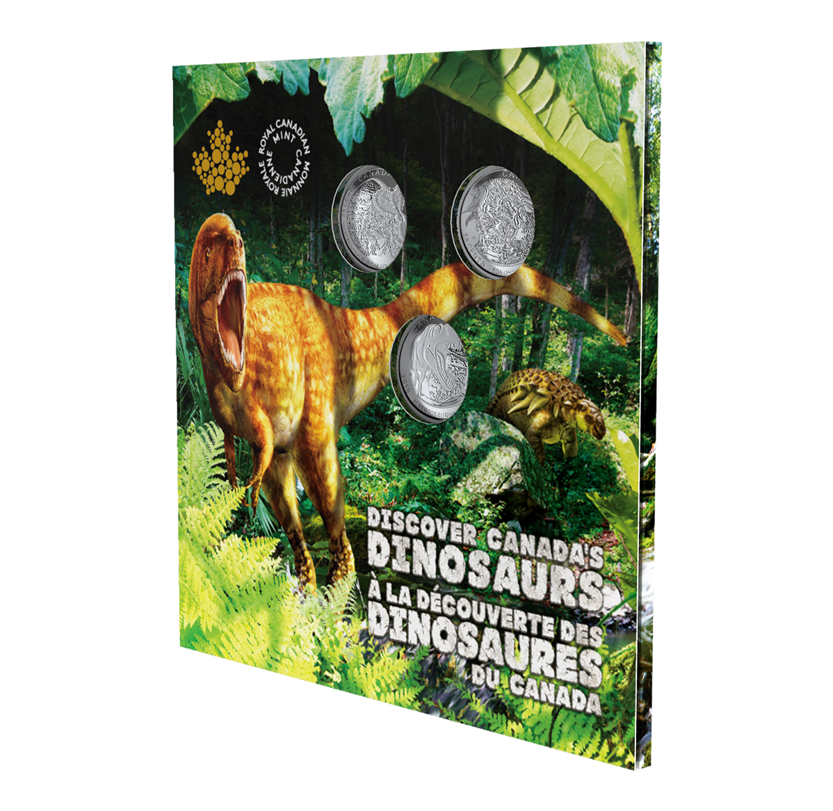 Dinosaurs of Canada 25-Cent 3-Coin Set | The Royal Canadian Mint