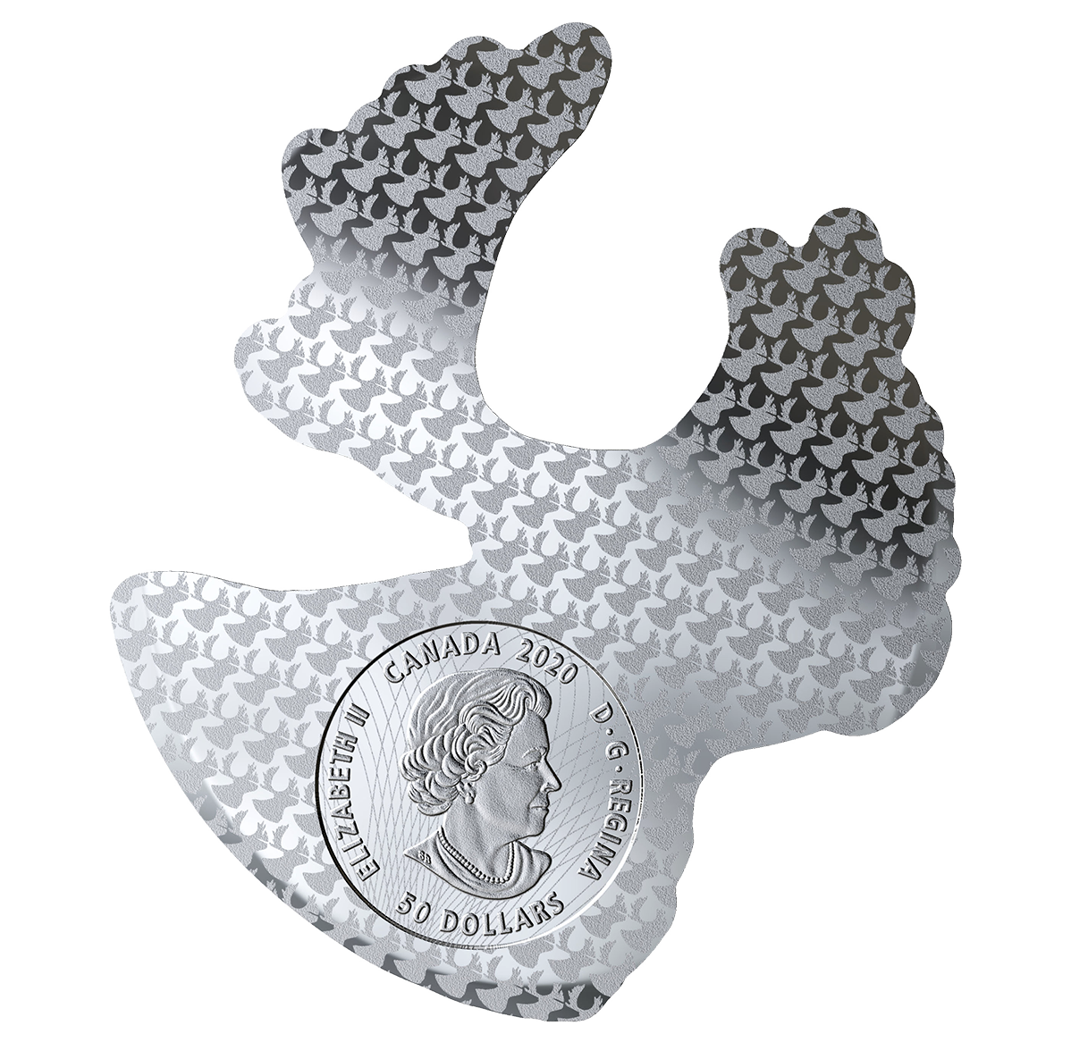 Pure Silver Coin - Real Shapes: The Caribou - Mintage: 1,200 (2020 ...