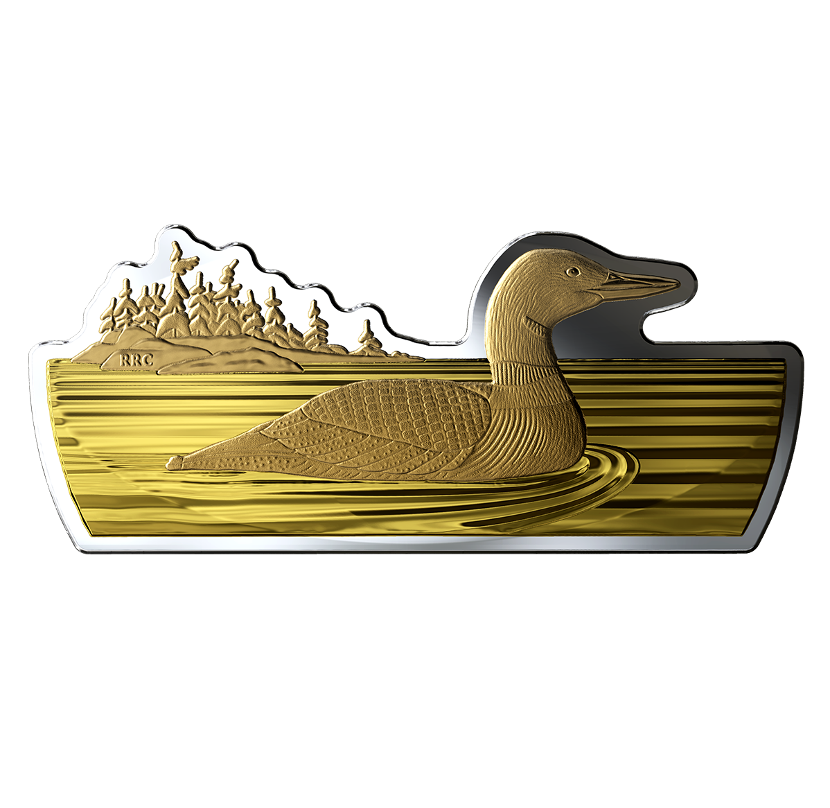 Pure Silver Coin - Real Shapes: The Common Loon - Mintage: 1,200 (2020 ...