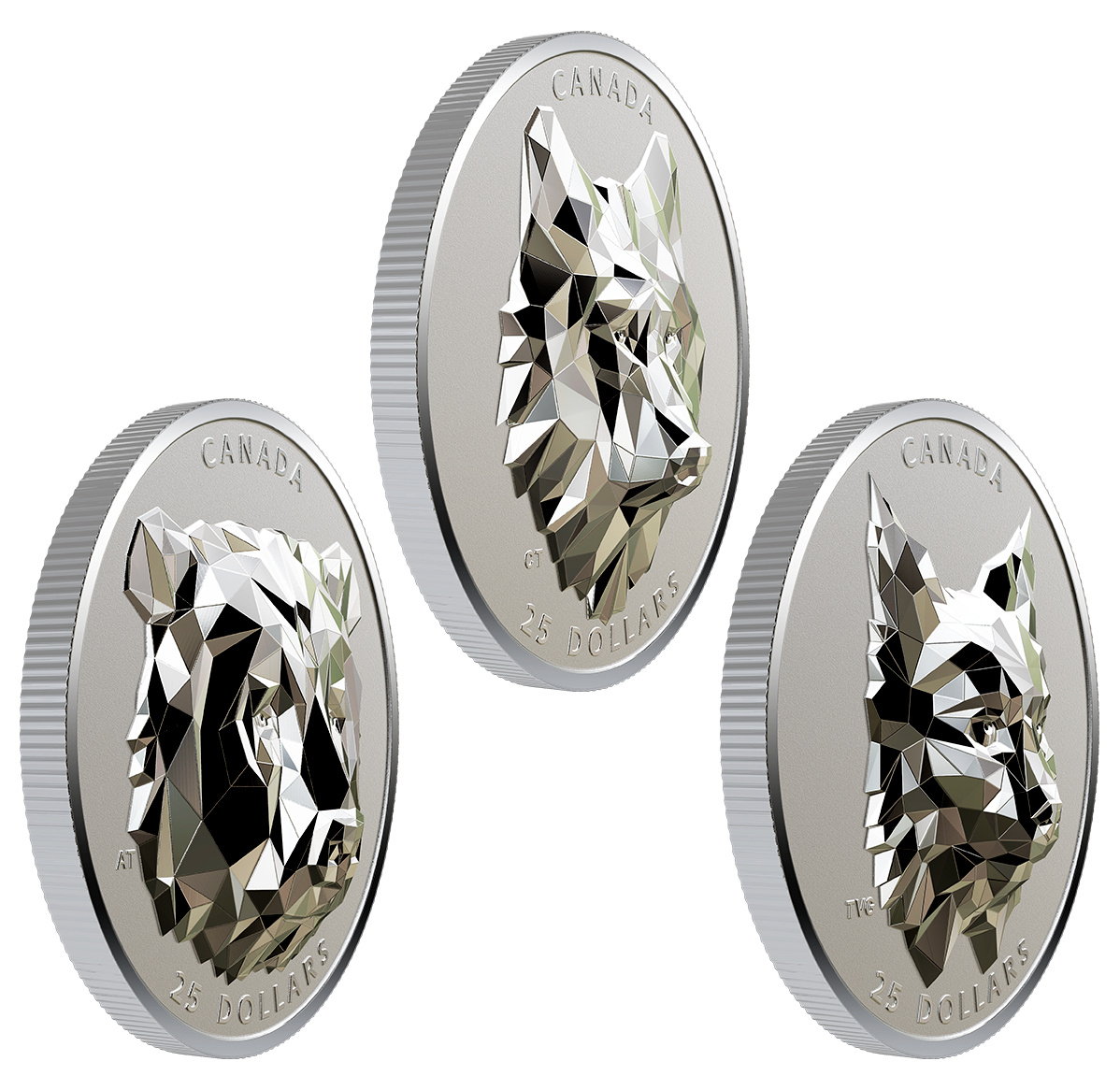 Multifaceted Animal Head Series: 1 oz. Pure Silver Extraordinarily-High ...