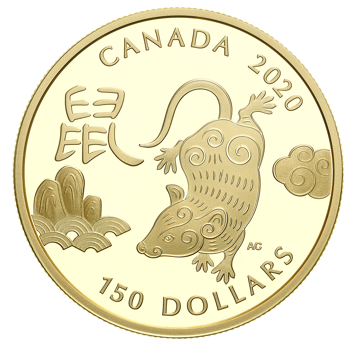 18-karat Gold Coin - Year of the Rat | The Royal Canadian Mint