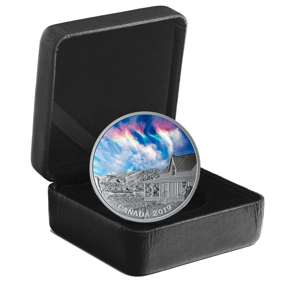 1 oz. Pure Silver Coin - Fire Rainbow: Sky Wonders 3-Coin Series ...