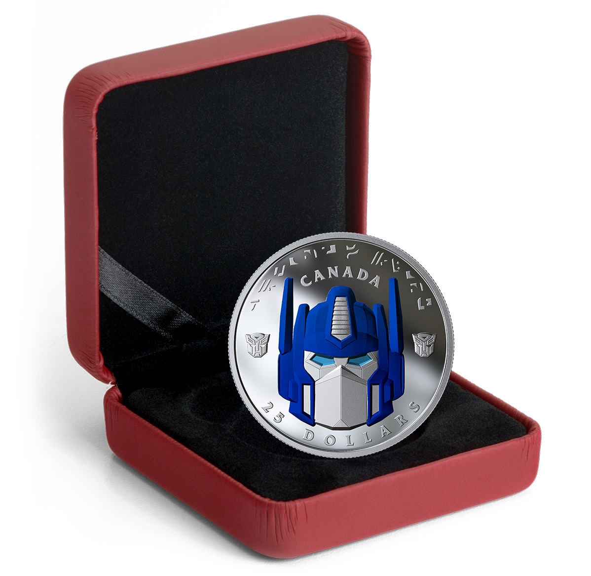 Optimus Prime Silver Coin | The Royal Canadian Mint