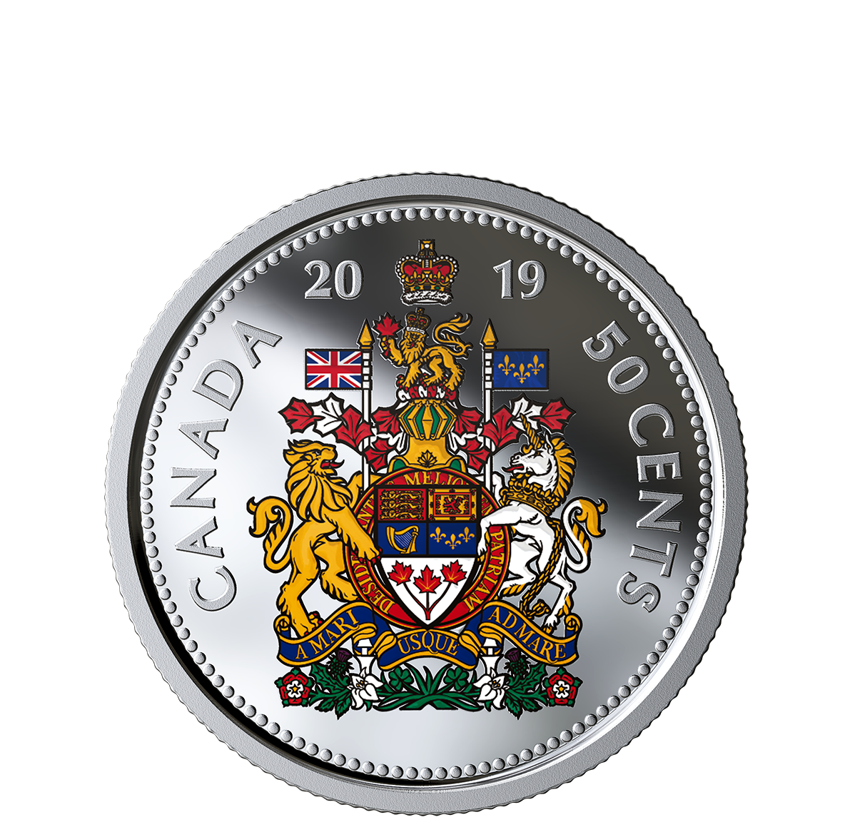 2019 Pure Silver Coloured 6-Coin Set with Medallion - Canadian ...