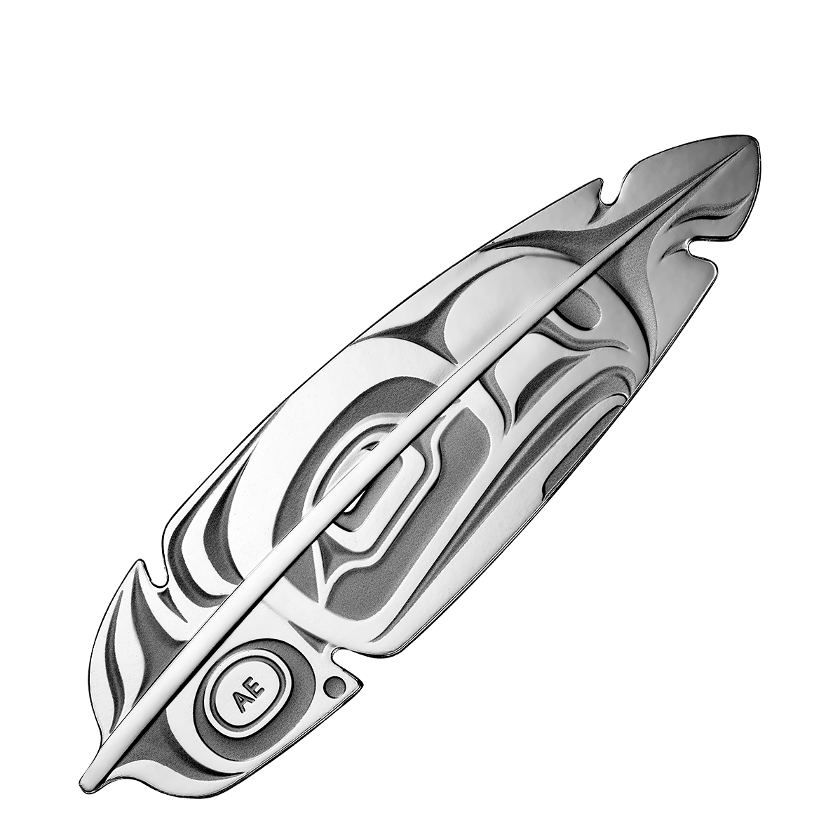 1 oz. Pure Silver Coin - Eagle Feather - (Low Certificate of ...