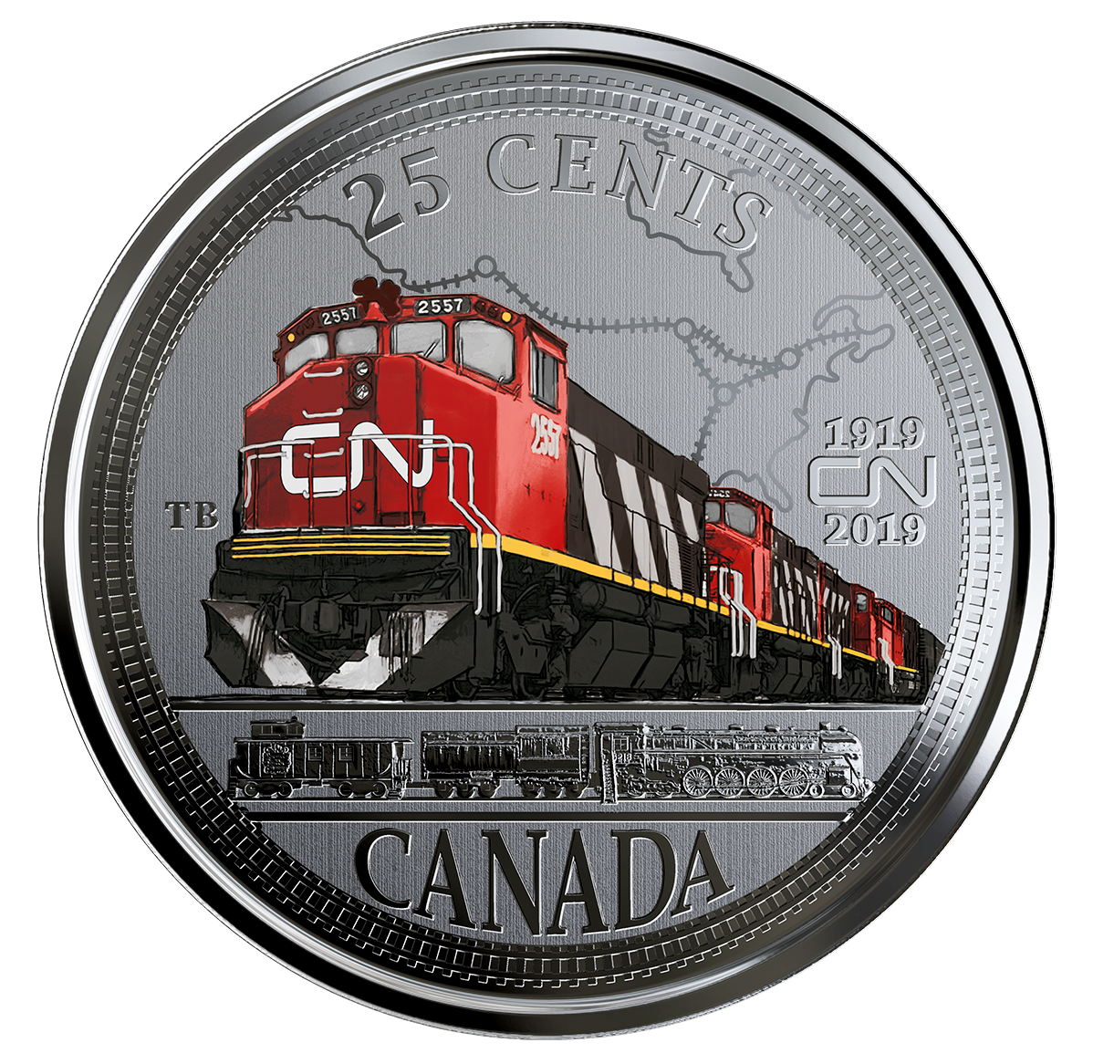 100th Anniversary of CN Rail (2019) | The Royal Canadian Mint