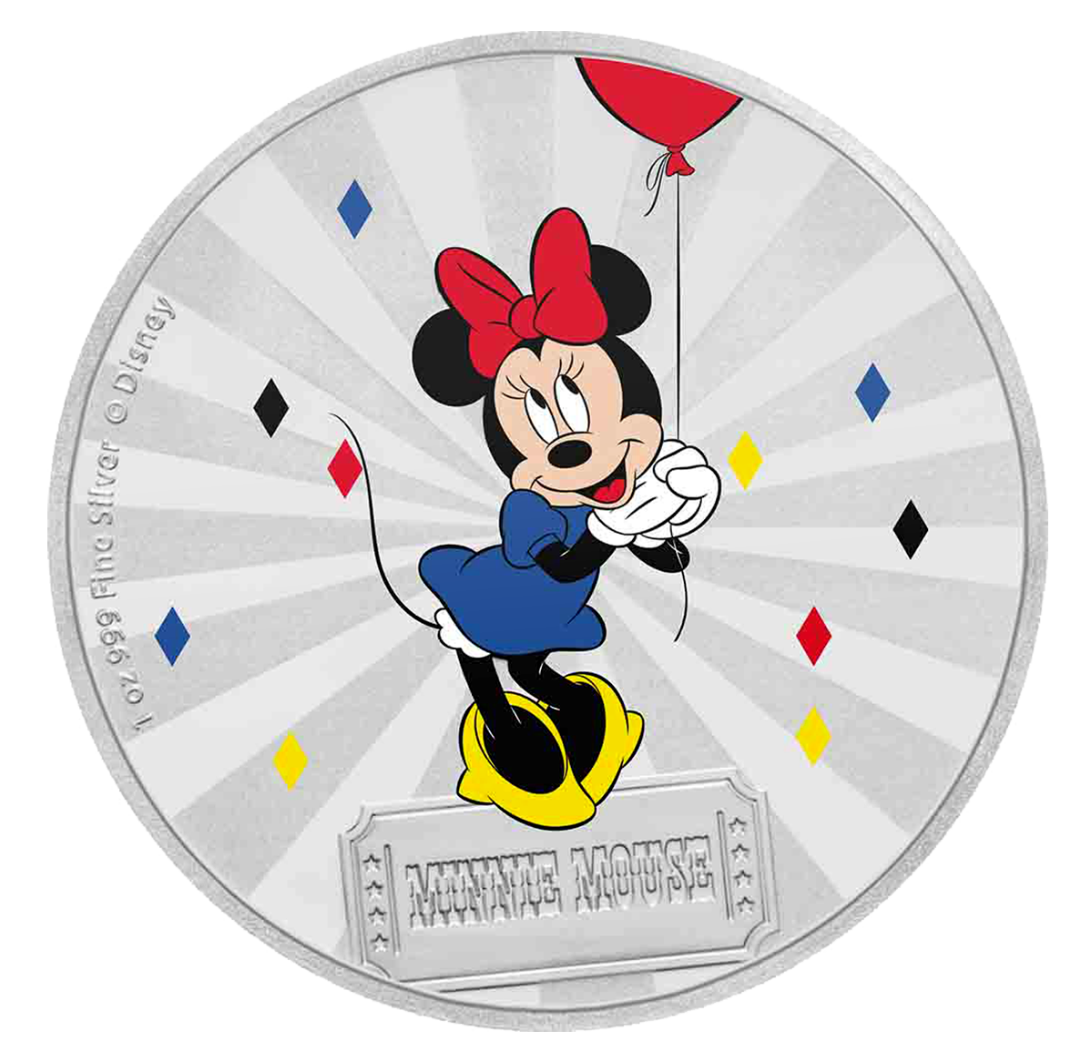 Mickey Mouse & Friends Carnival - 1 oz. Pure Silver 5-Coin Subscription ...