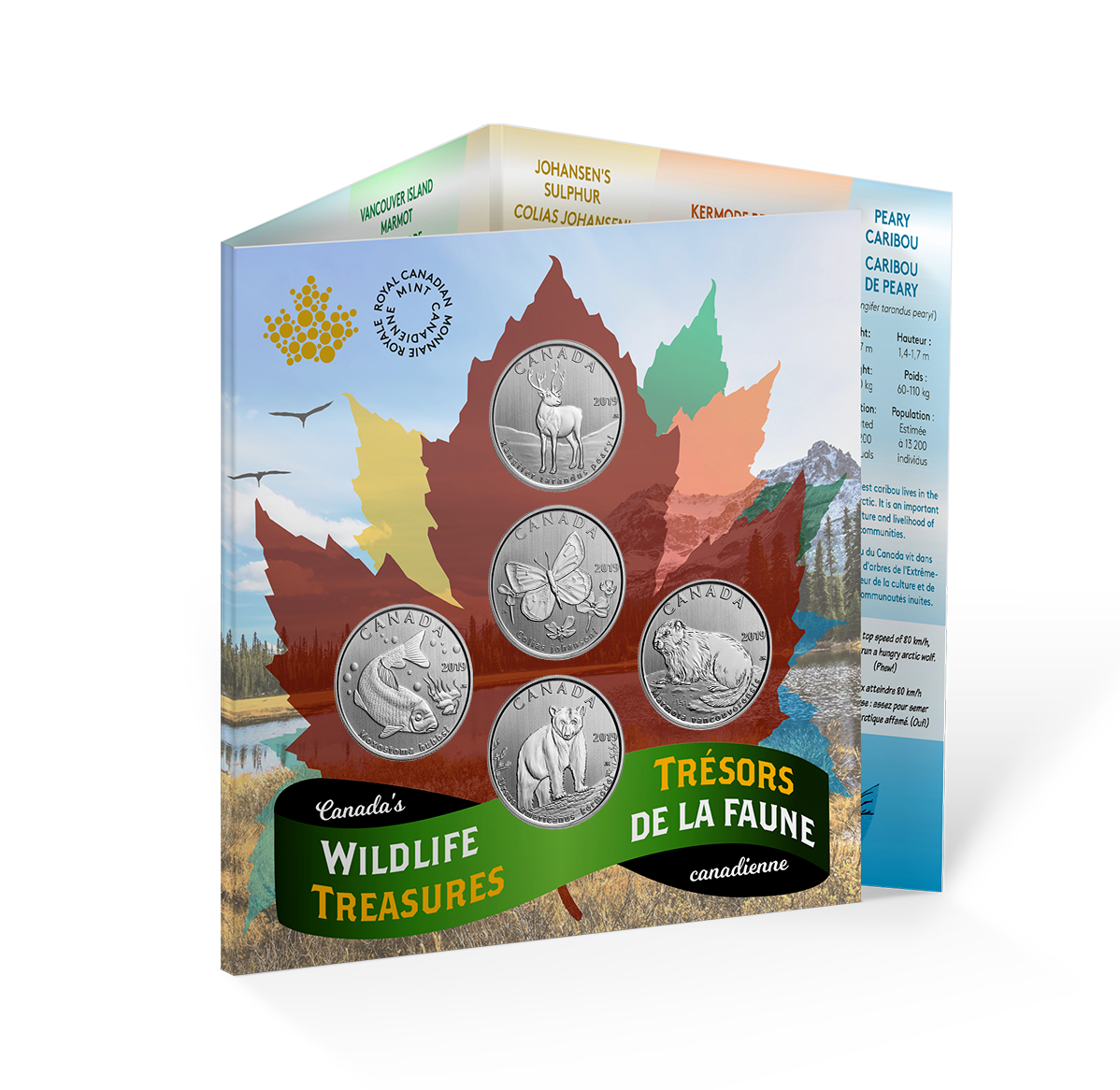 5-Coin Set - Canada’s Wildlife Treasures (2019) | The Royal Canadian Mint