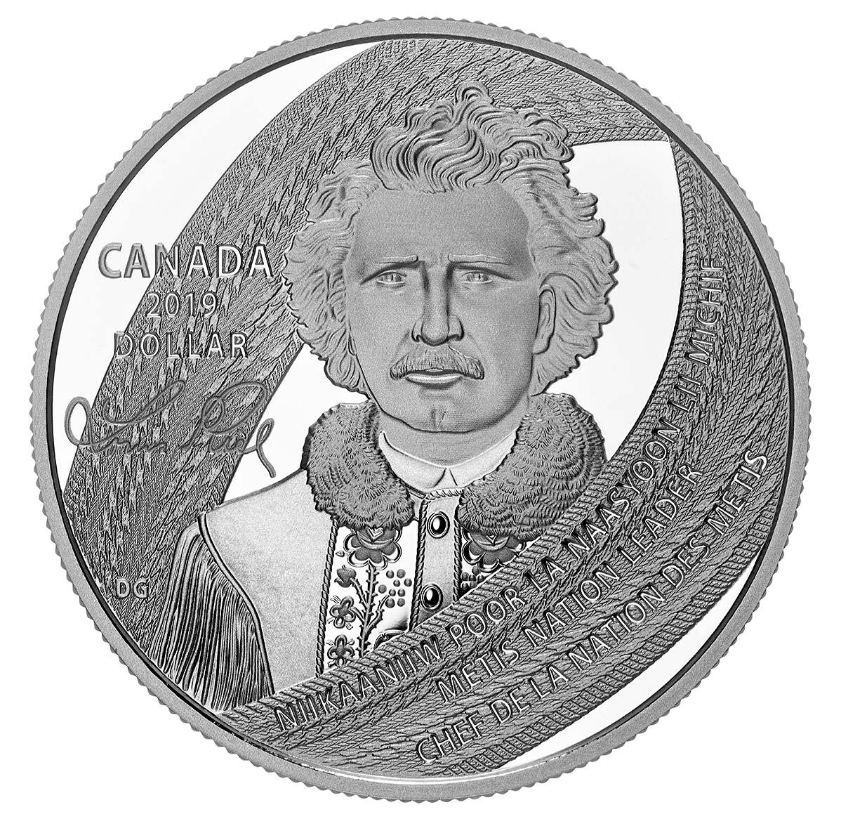 2019 Special Edition Proof Dollar - Louis Riel: Father of Manitoba ...