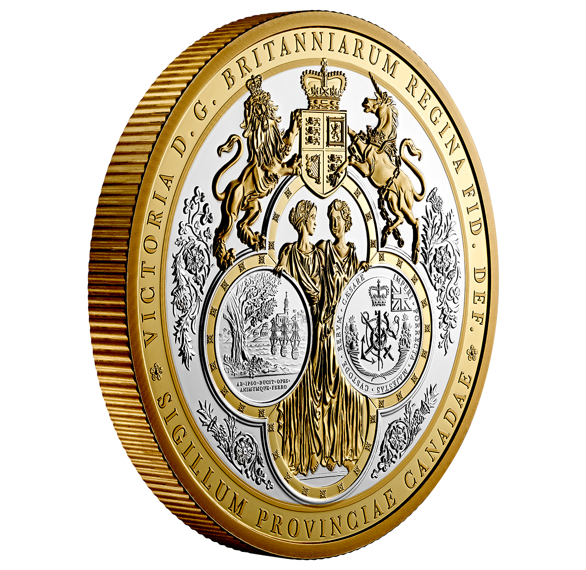 10 oz. Pure Silver Coin - Great Seal of the Province of Canada (1841 ...