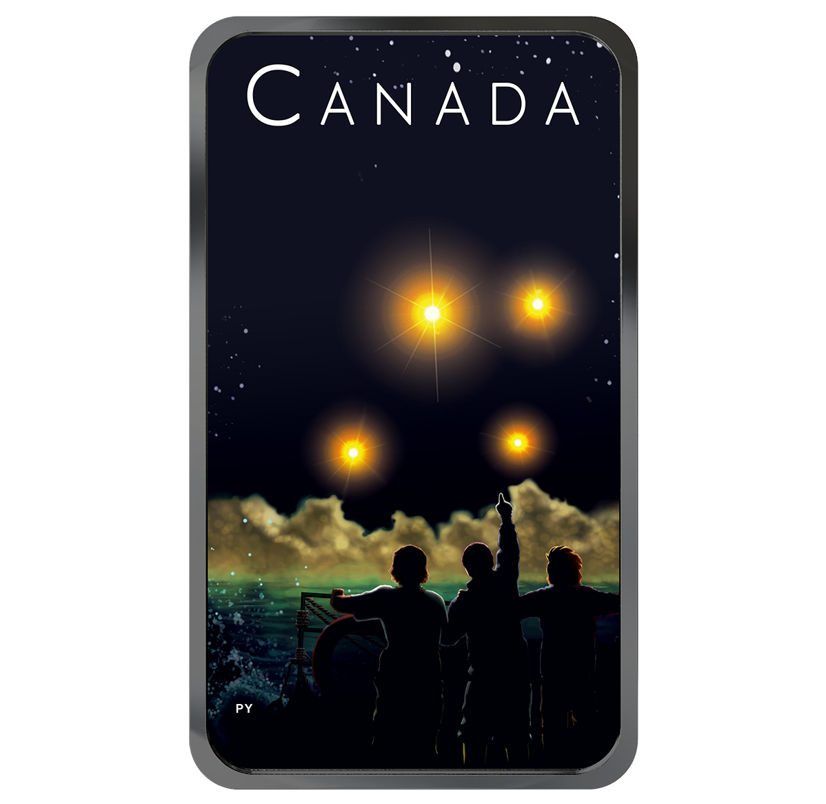 Sci-fi glow in the dark UFO coin | The Royal Canadian Mint