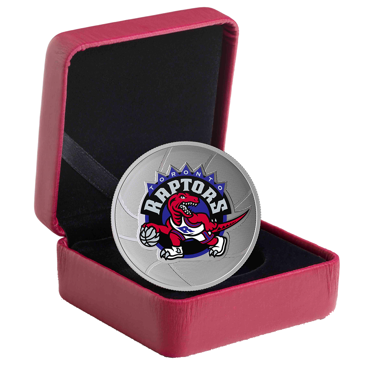 1 oz. Pure Silver Coin - Toronto Raptors 25th Season - Mintage: 8,500 ...