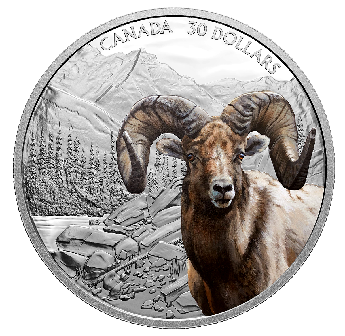 2 oz. Pure Silver Coin – Imposing Icons Series: Bighorn Sheep (2020 ...